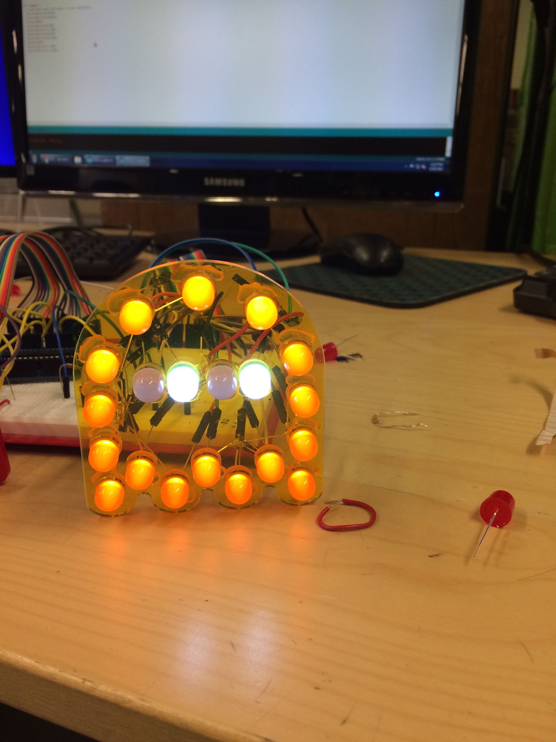 LED Pacman Ghosts : 8 Steps (with Pictures) - Instructables
