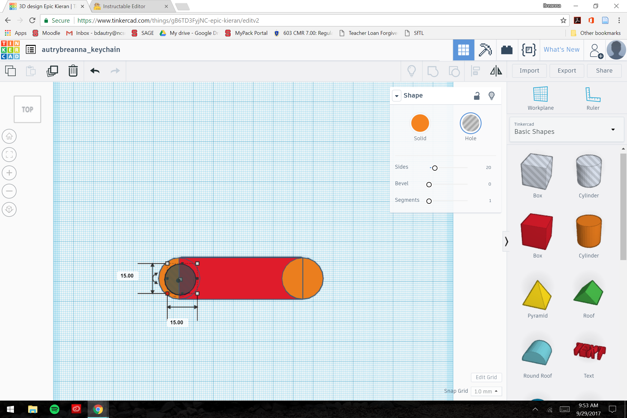 How to Use TinkerCad: Keychain Edition : 7 Steps (with Pictures) - Instructables