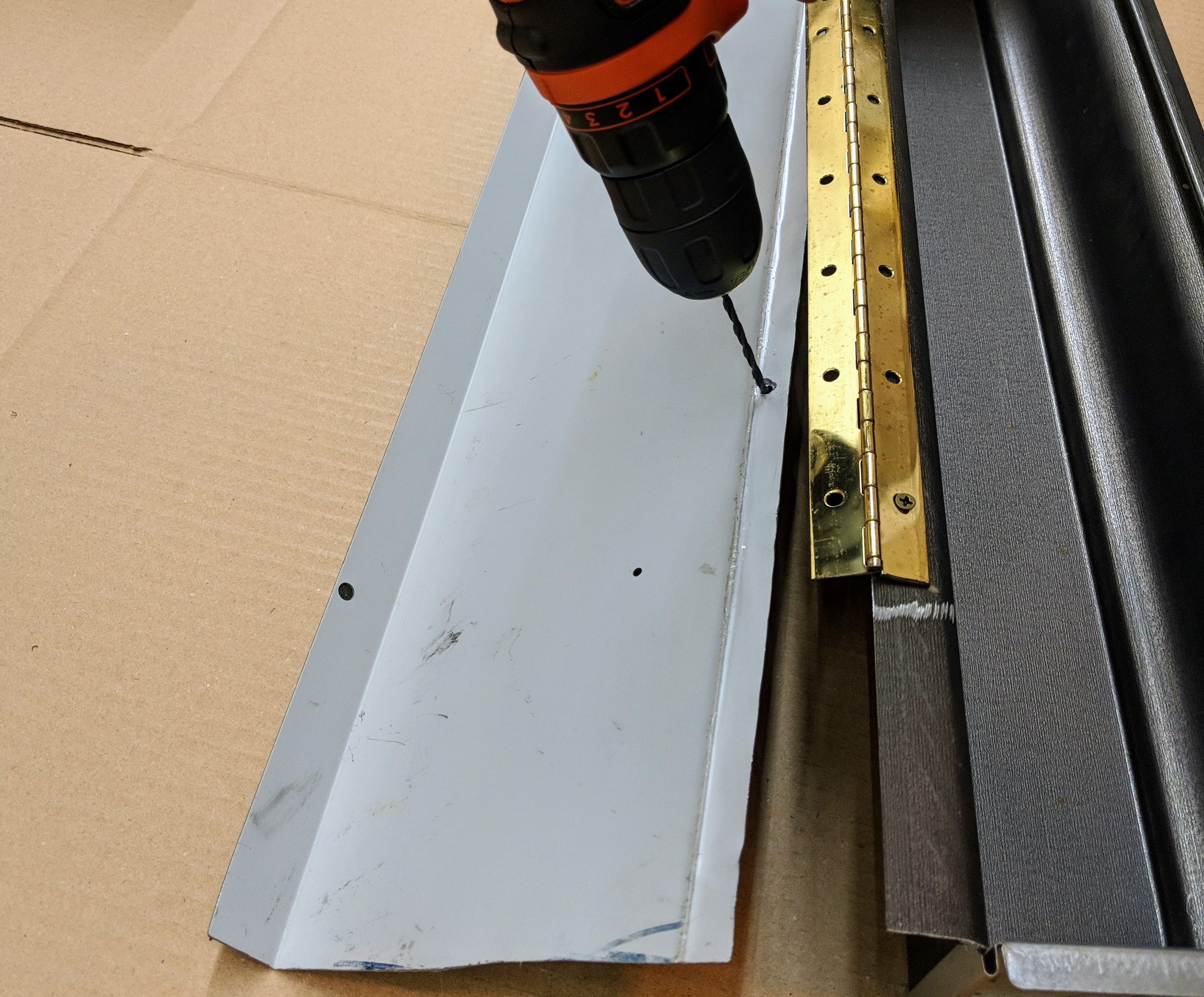Automatic Chicken Feeder With Upcycled Gutter & Metal Pieces : 14 Steps ...