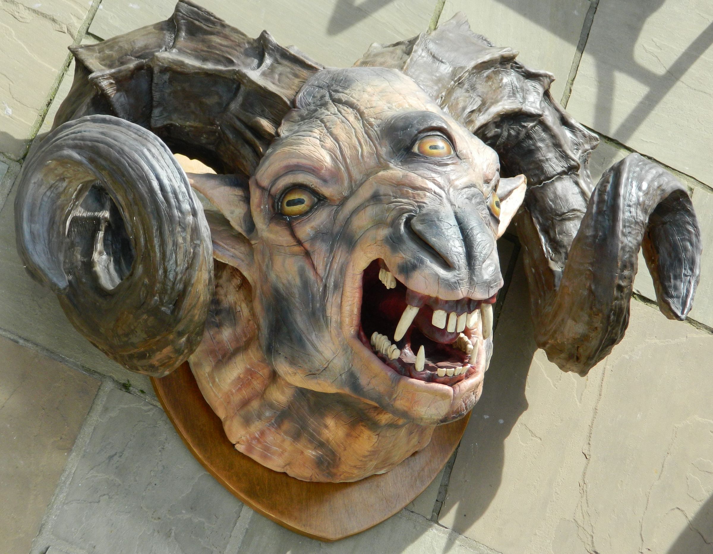 The Witcher 3 Full-Scale Chort/Fiend Sculpture in DAS Clay : 8 Steps ...