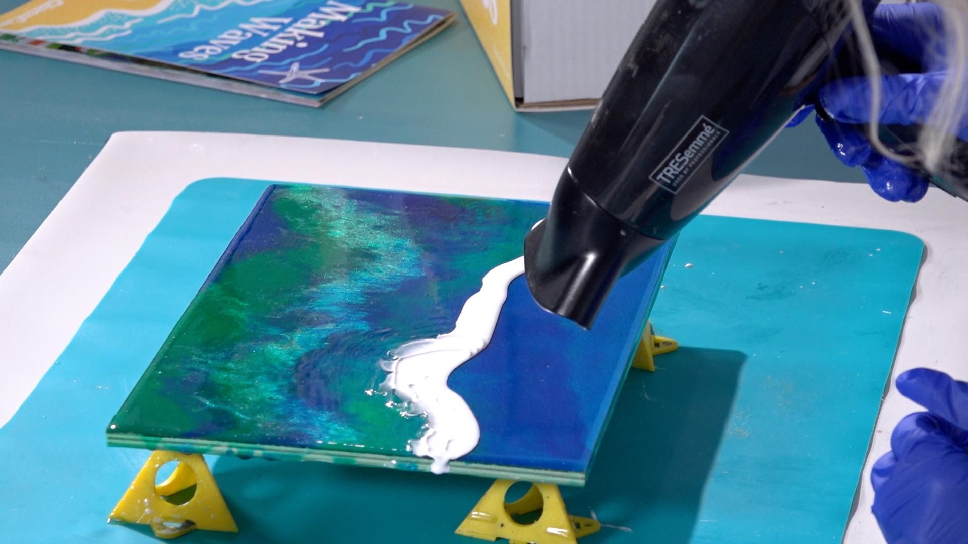 How to Create Two Pieces of Ocean Inspired Resin Art Work! : 8 Steps ...