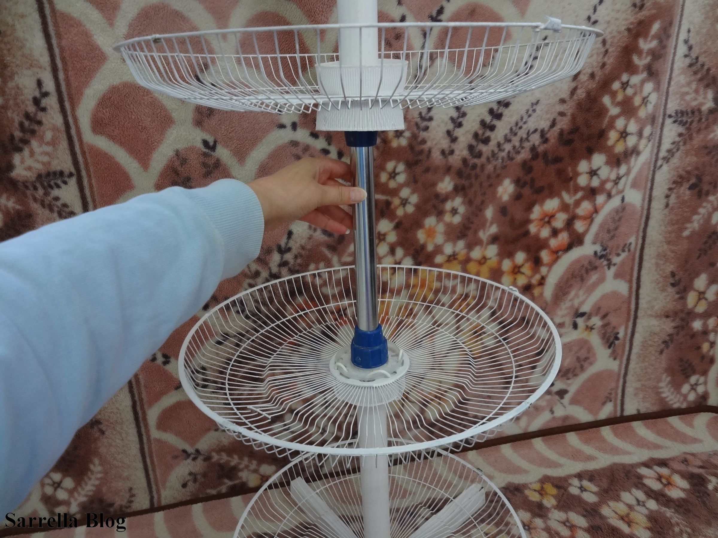 Shoes Storage Stand Out of Old Fans : 30 Steps (with Pictures ...