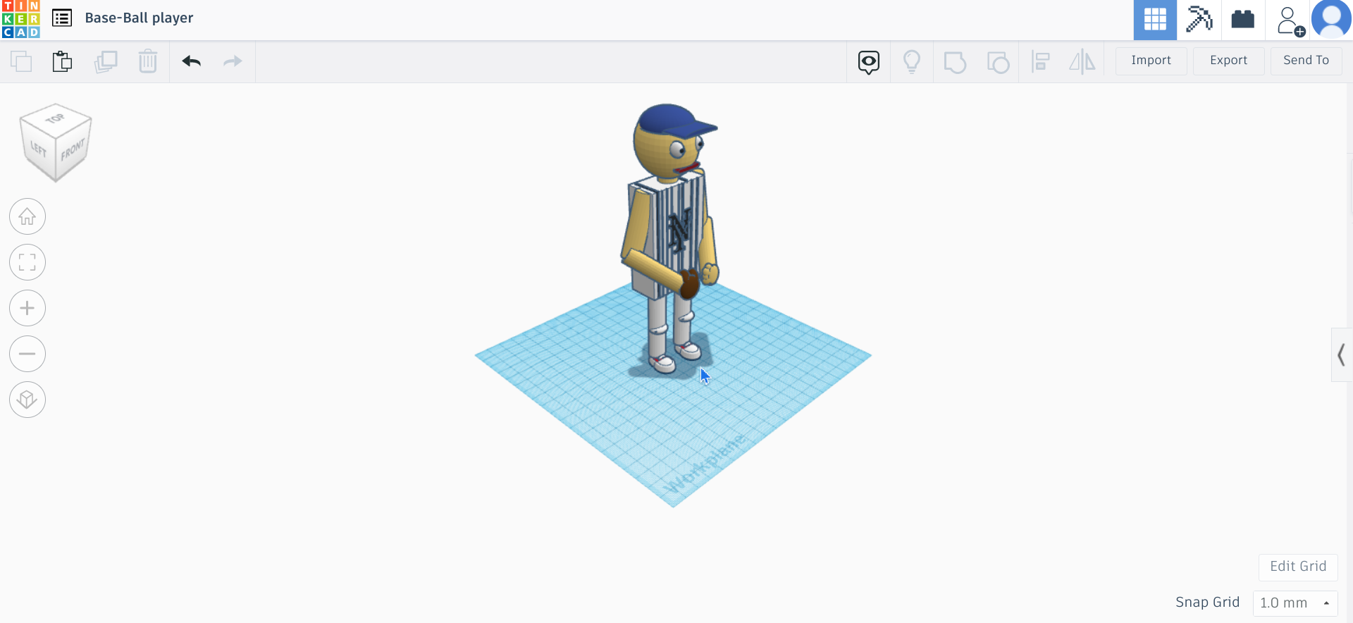 How to Make a Baseball Player on Tinkercad : 7 Steps - Instructables