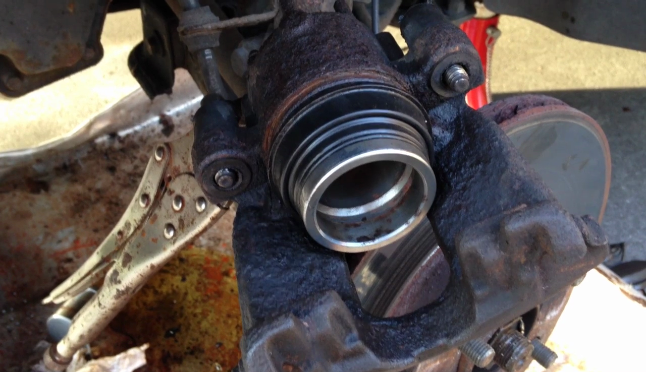 How to Rebuild a Brake Caliper (WITHOUT Removing It From You Car!) : 7 ...