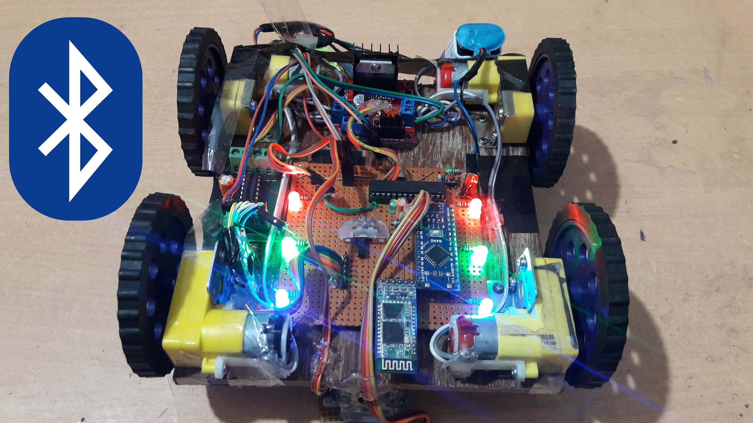 Make Bluetooth Controlled Robot With Your Own GUI : 5 Steps - Instructables