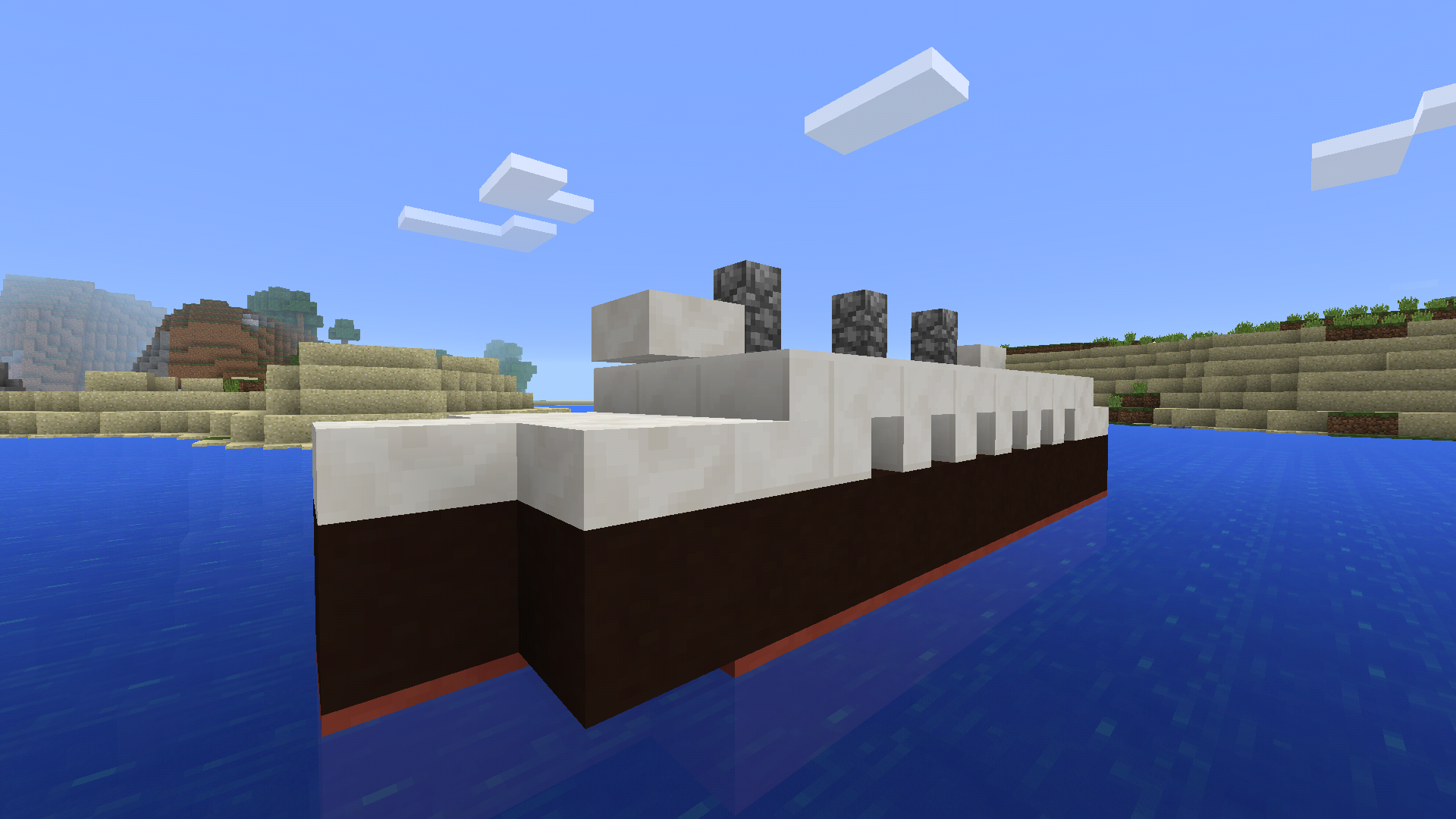 Minecraft Tutorial Quickie #2 - Tiny Ocean Liner! : 5 Steps - Instructables