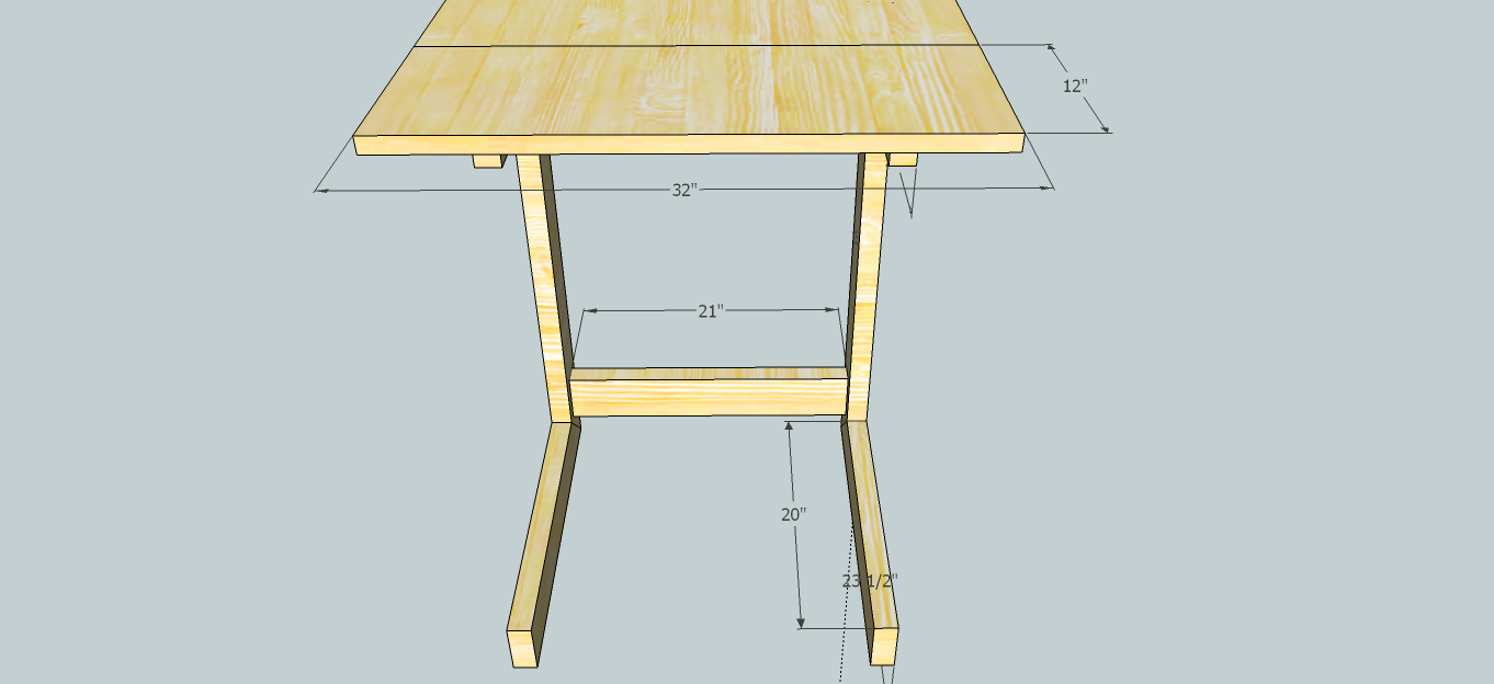 Wood Computer Table : 4 Steps - Instructables