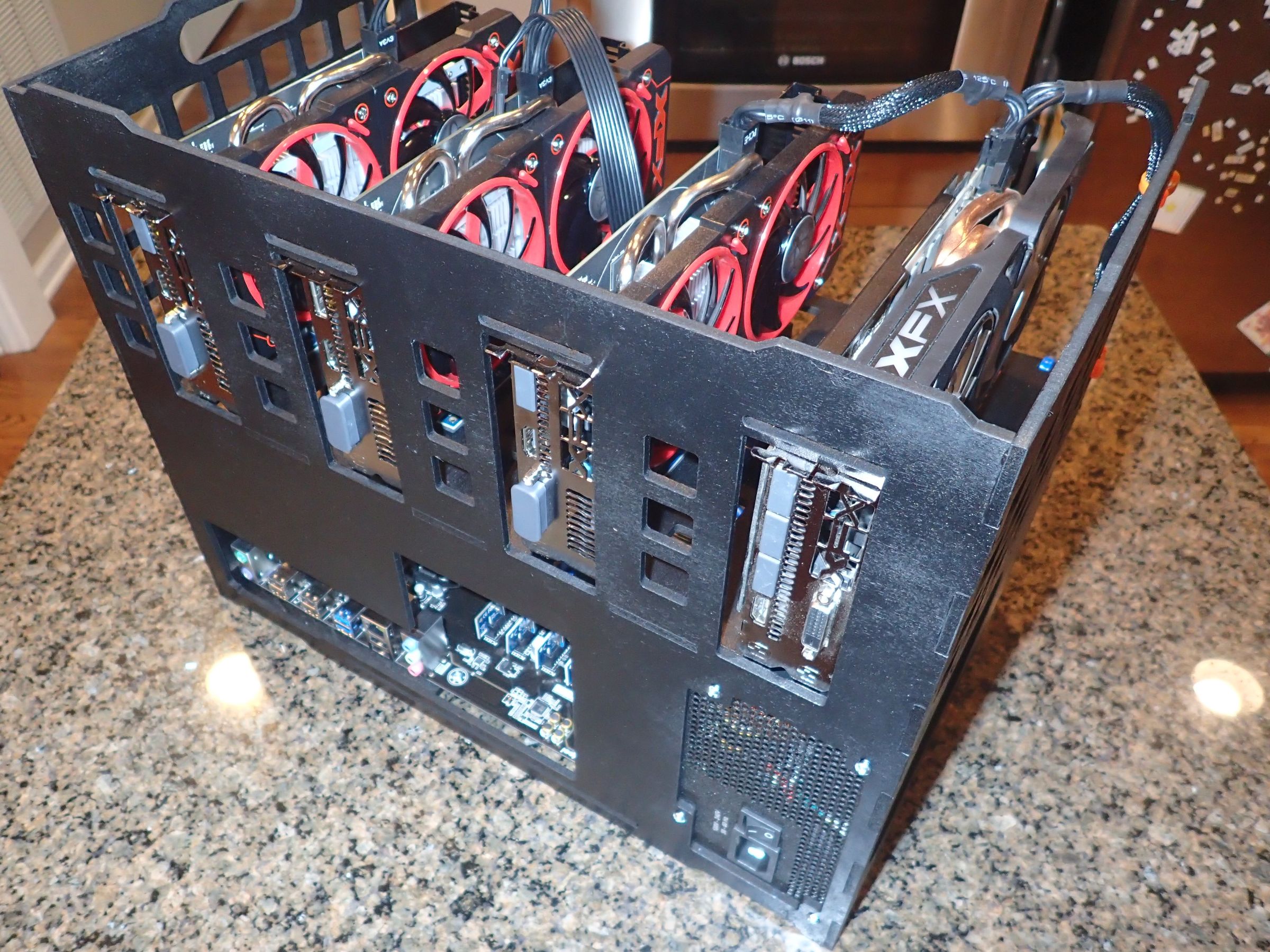 Simple, Stackable GPU Mining Rig : 10 Steps (with Pictures) - Instructables