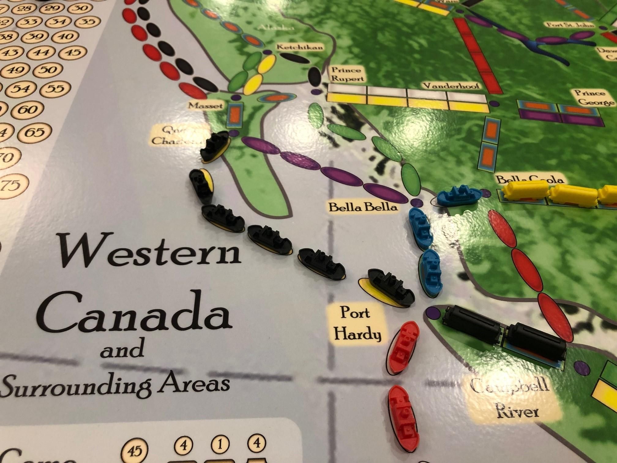 Western Canadian Map for Ticket to Ride : 10 Steps (with Pictures ...