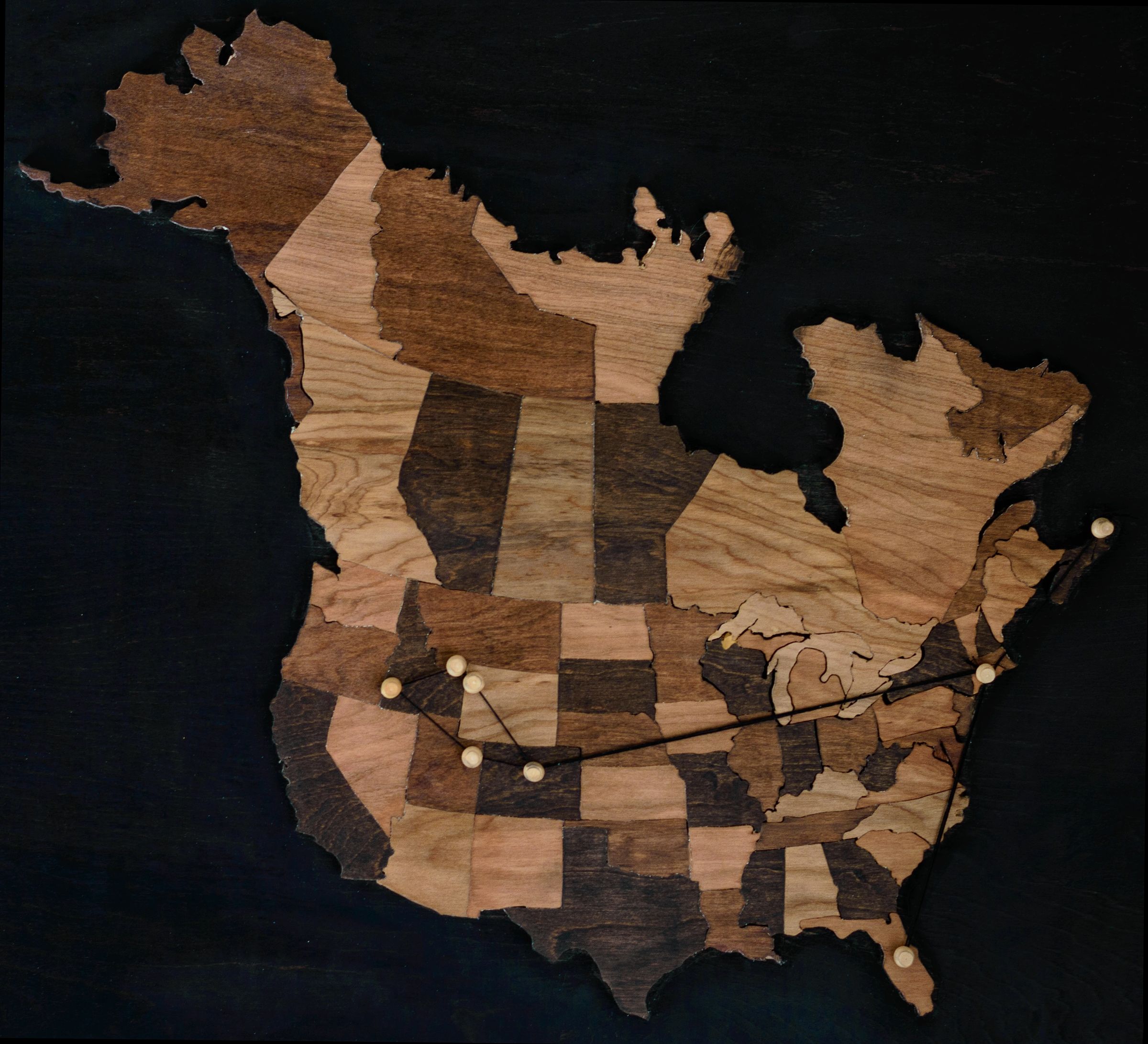 Travel Map Wall Art : 17 Steps (with Pictures) - Instructables