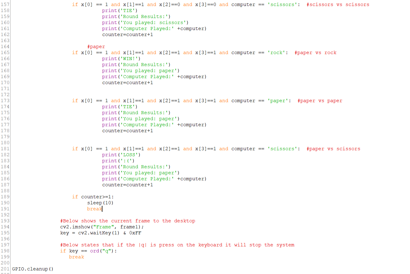 Rock Paper Scissors With Open CV : 5 Steps - Instructables