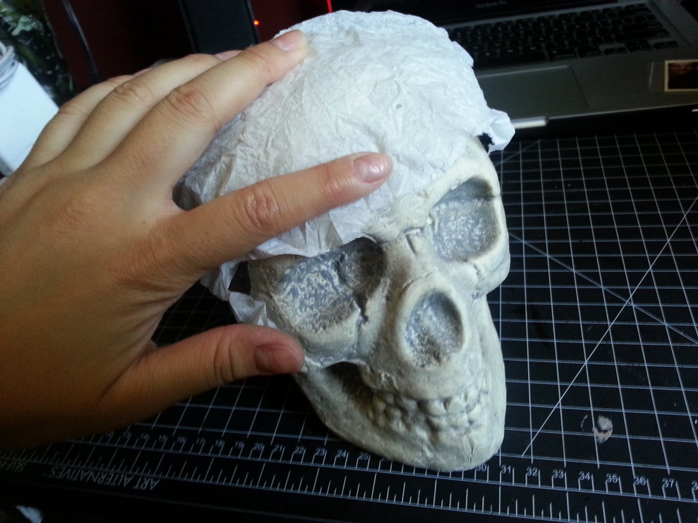 MAKE A ZOMBIE HEAD 4 Steps Instructables make-a-zombie-head-4-steps-instructables