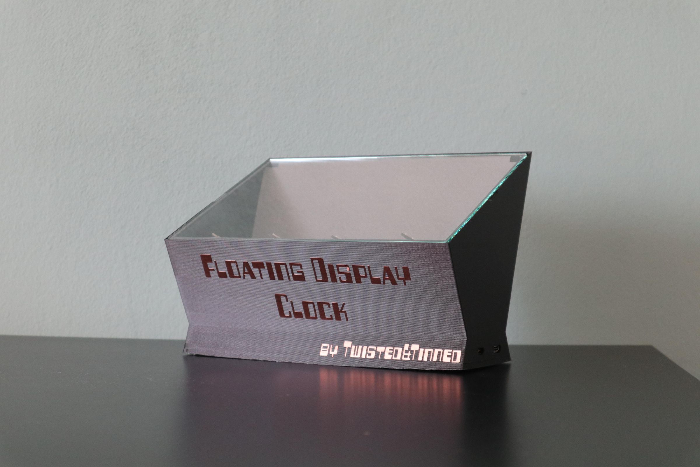 Floating Display Clock : 6 Steps (with Pictures) - Instructables