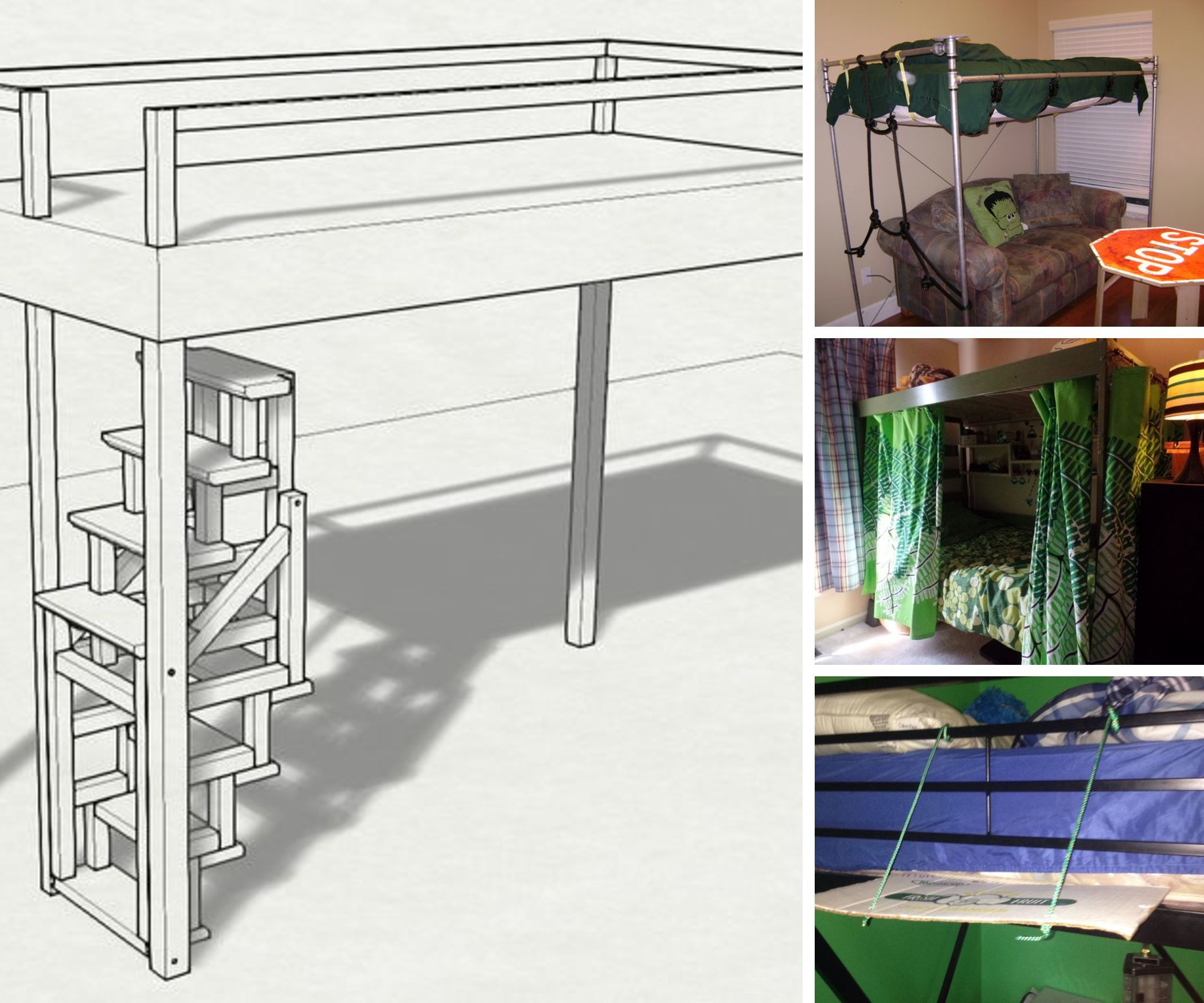 Ikea Loft Bed Hacks - Instructables