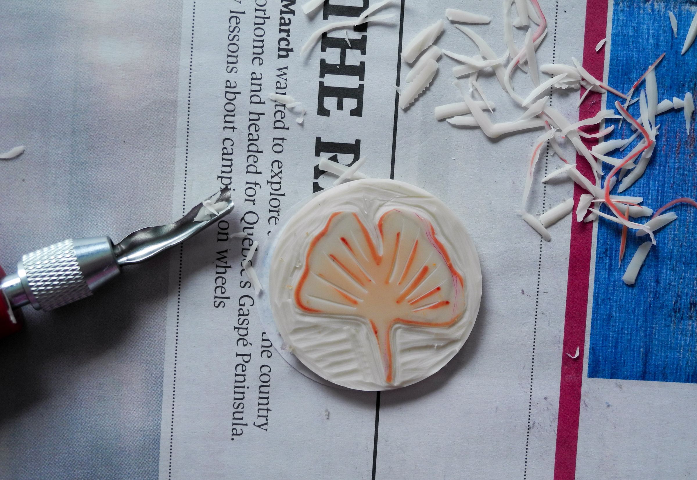 Tree Branch Lino Block Holder : 6 Steps (with Pictures) - Instructables