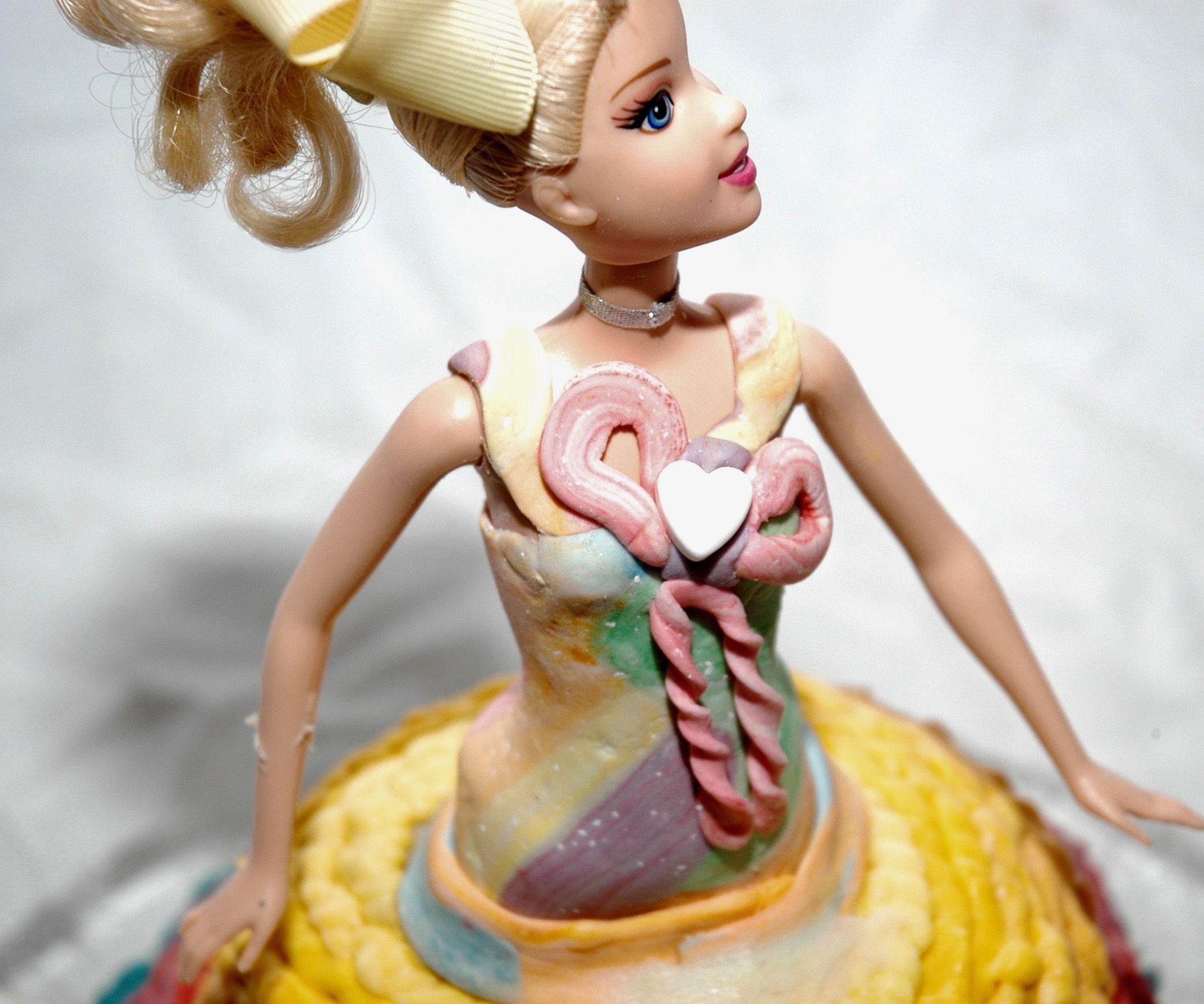 Rainbow Barbie Cake : 12 Steps (with Pictures) - Instructables