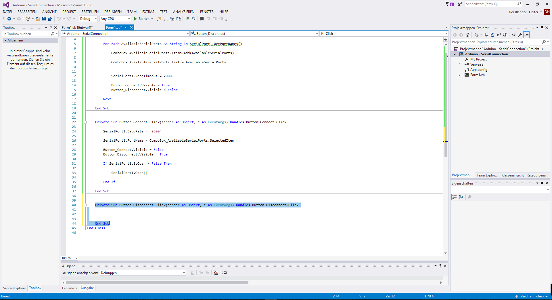 Arduino & Visual Studio - Serial Communication : 23 Steps - Instructables