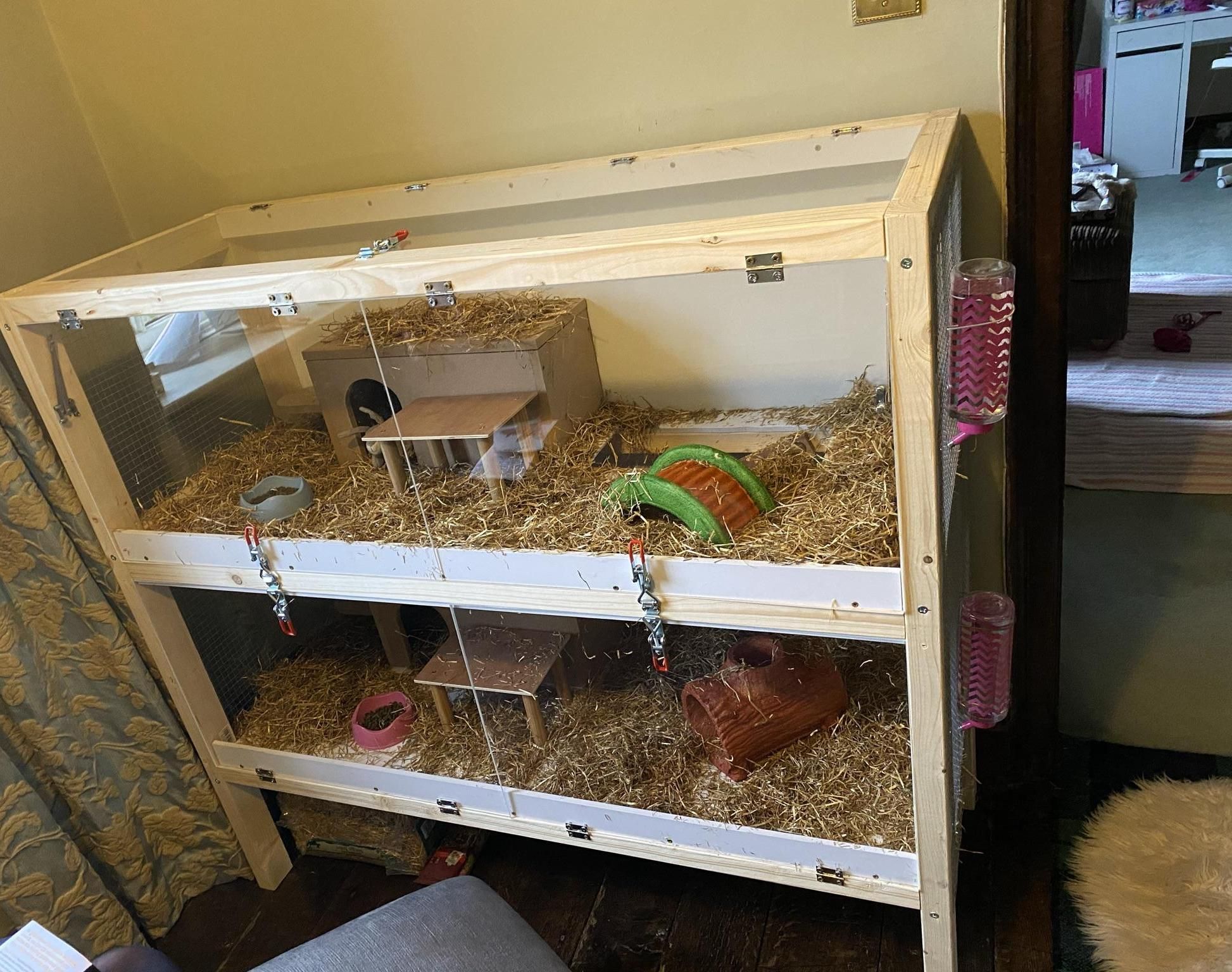 Two Level Indoor Rabbit Hutch : 5 Steps (with Pictures) - Instructables