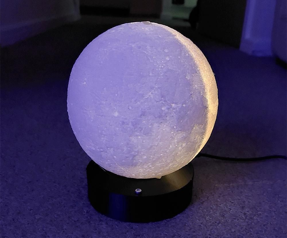 Real Time Moon Phase Lamp : 8 Steps (with Pictures) - Instructables