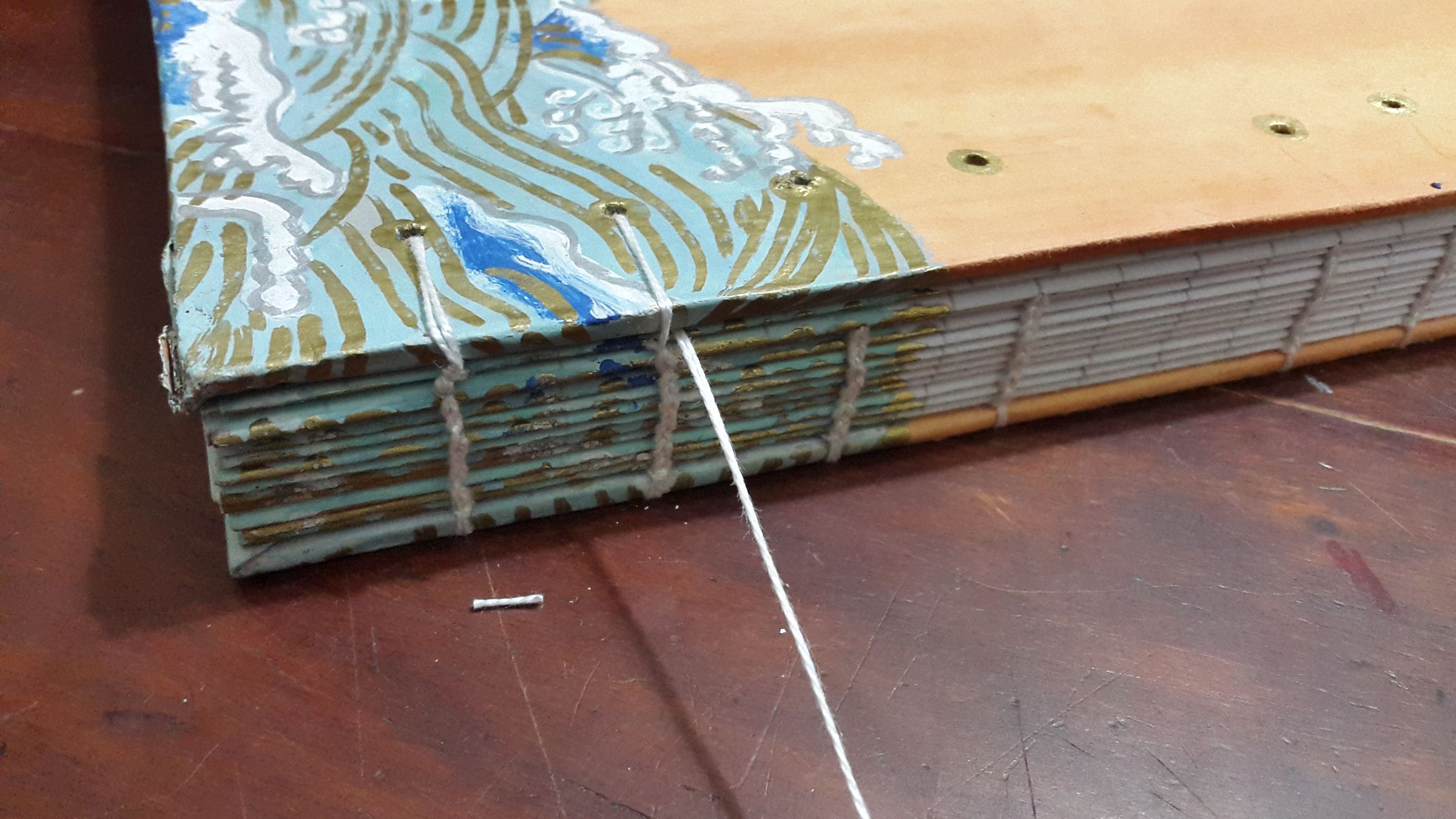 DIY Coptic Stitch Bound Notebook : 9 Steps (with Pictures) - Instructables