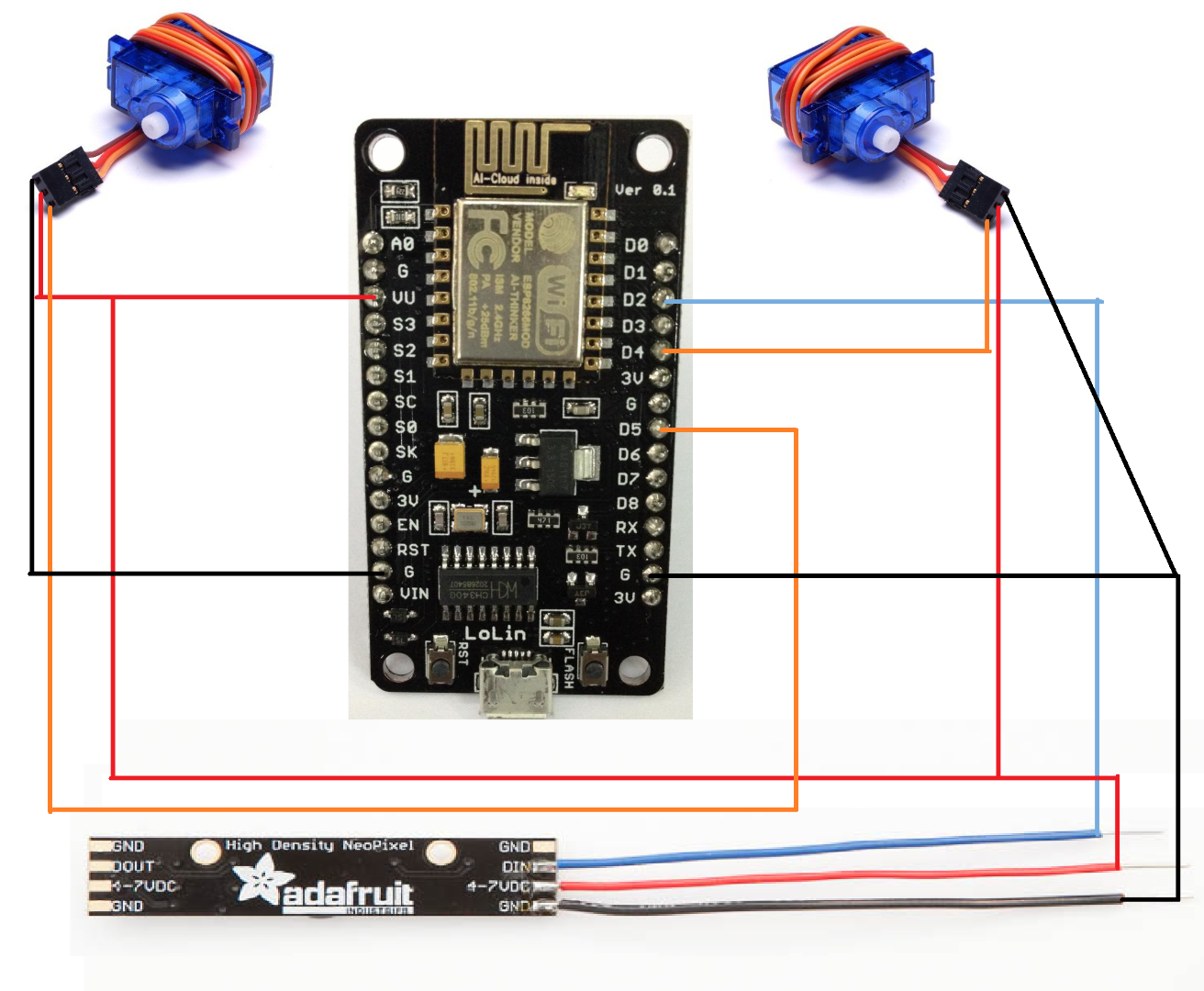 The Walking, Talking, Smarphone Controlled Instructables Robot : 4 ...