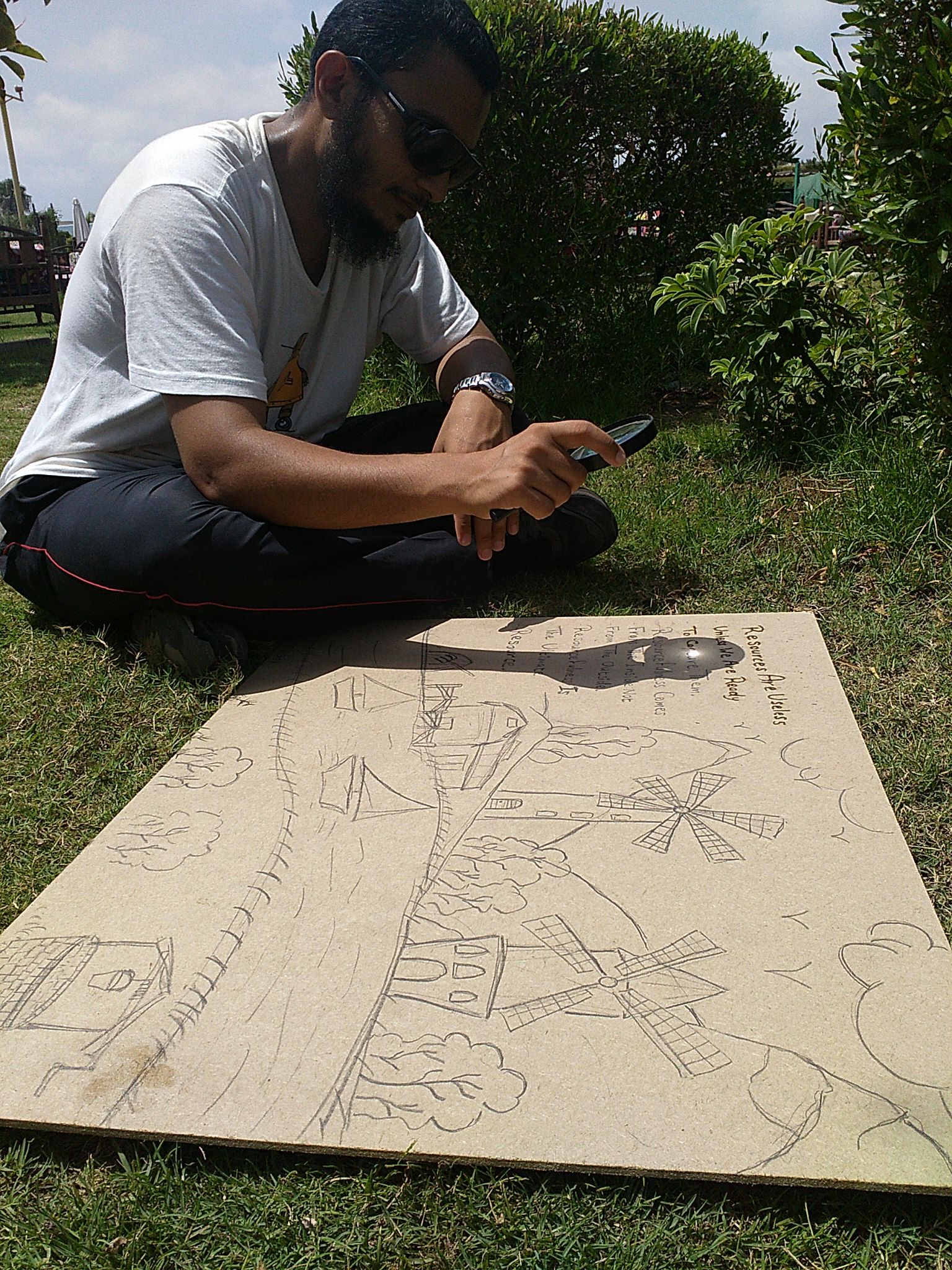 "Abundant Resources" - My Solar Pyrography Art : 4 Steps - Instructables