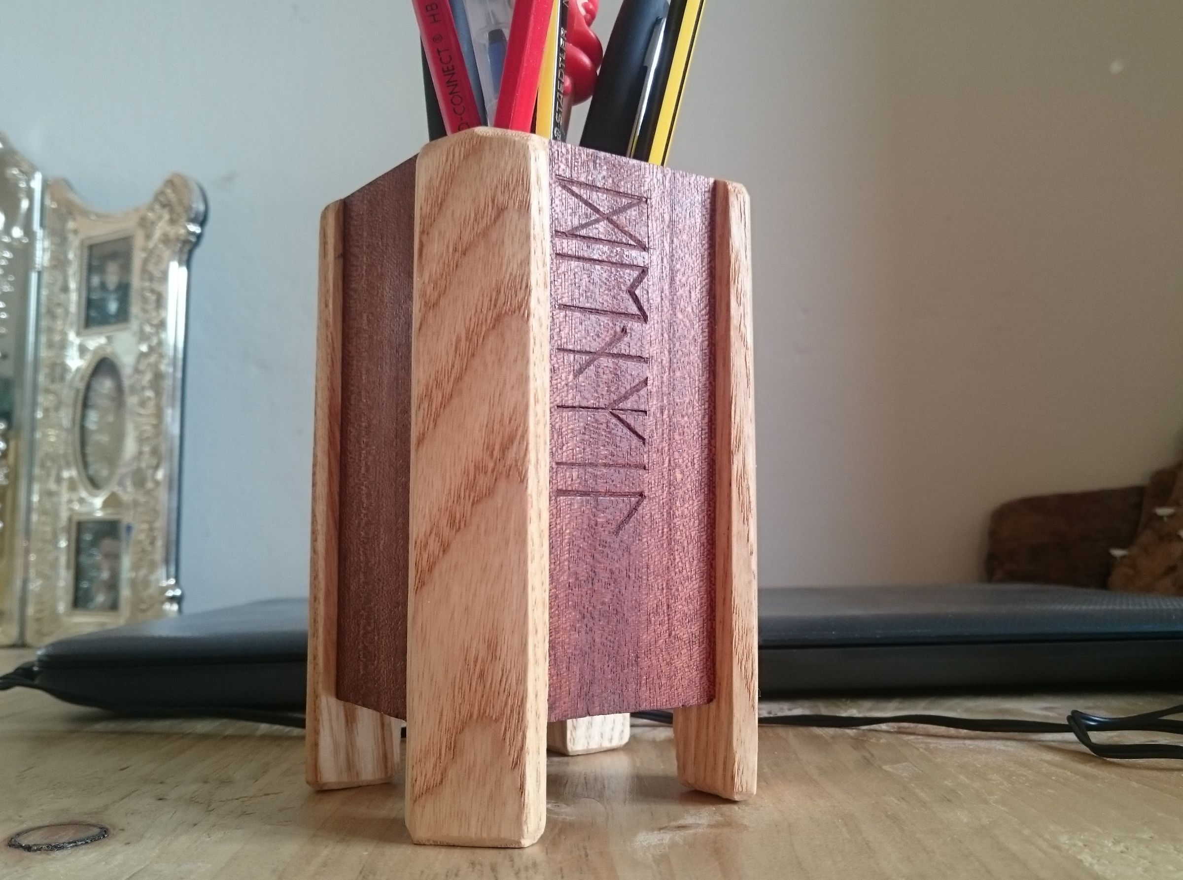 Pencil Holder With Anglo Saxon Runes : 7 Steps (with Pictures ...