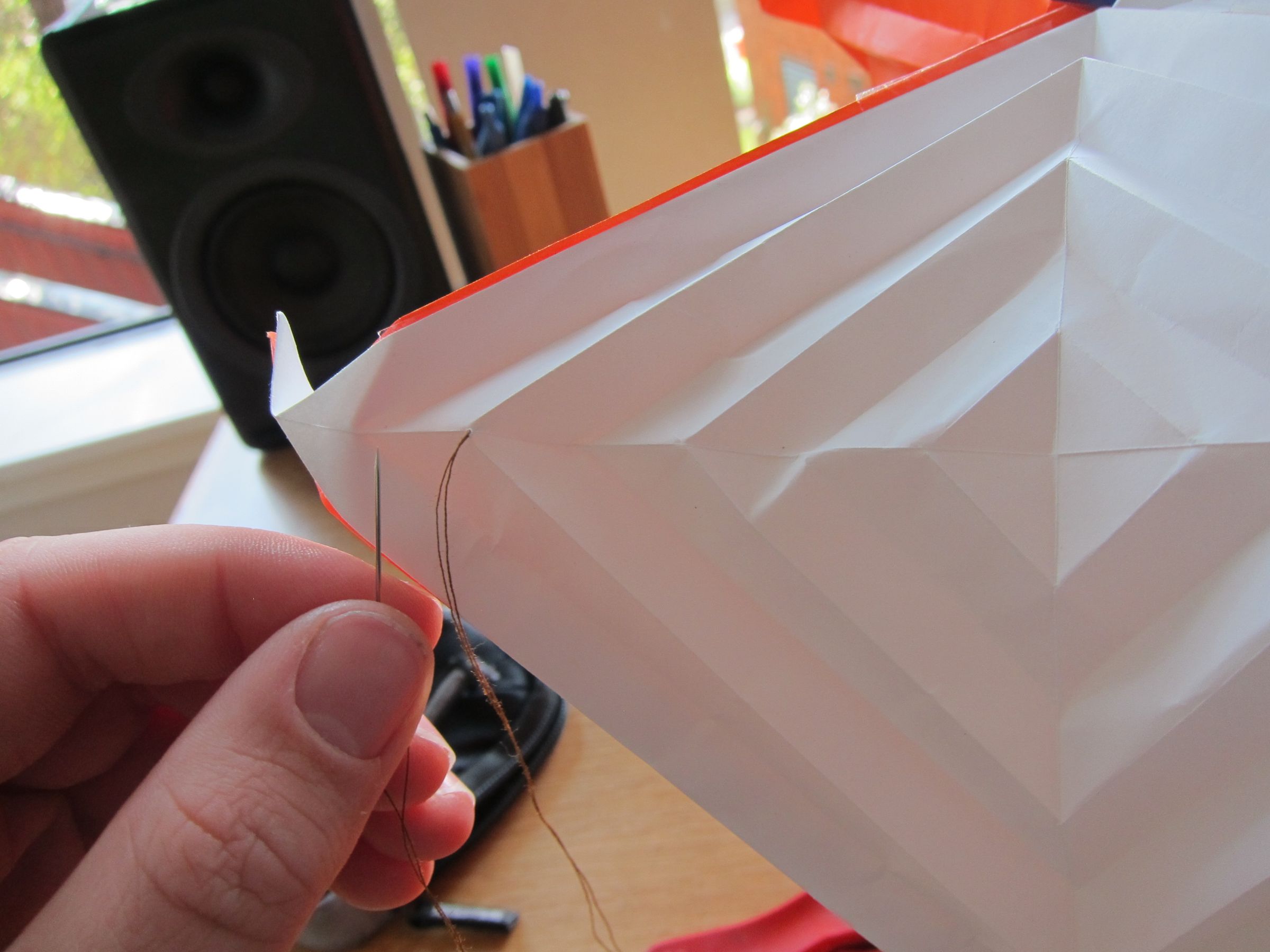 Paper "Cube" Made of Hyperbolic Paraboloids - Modular Math Origami : 7 ...