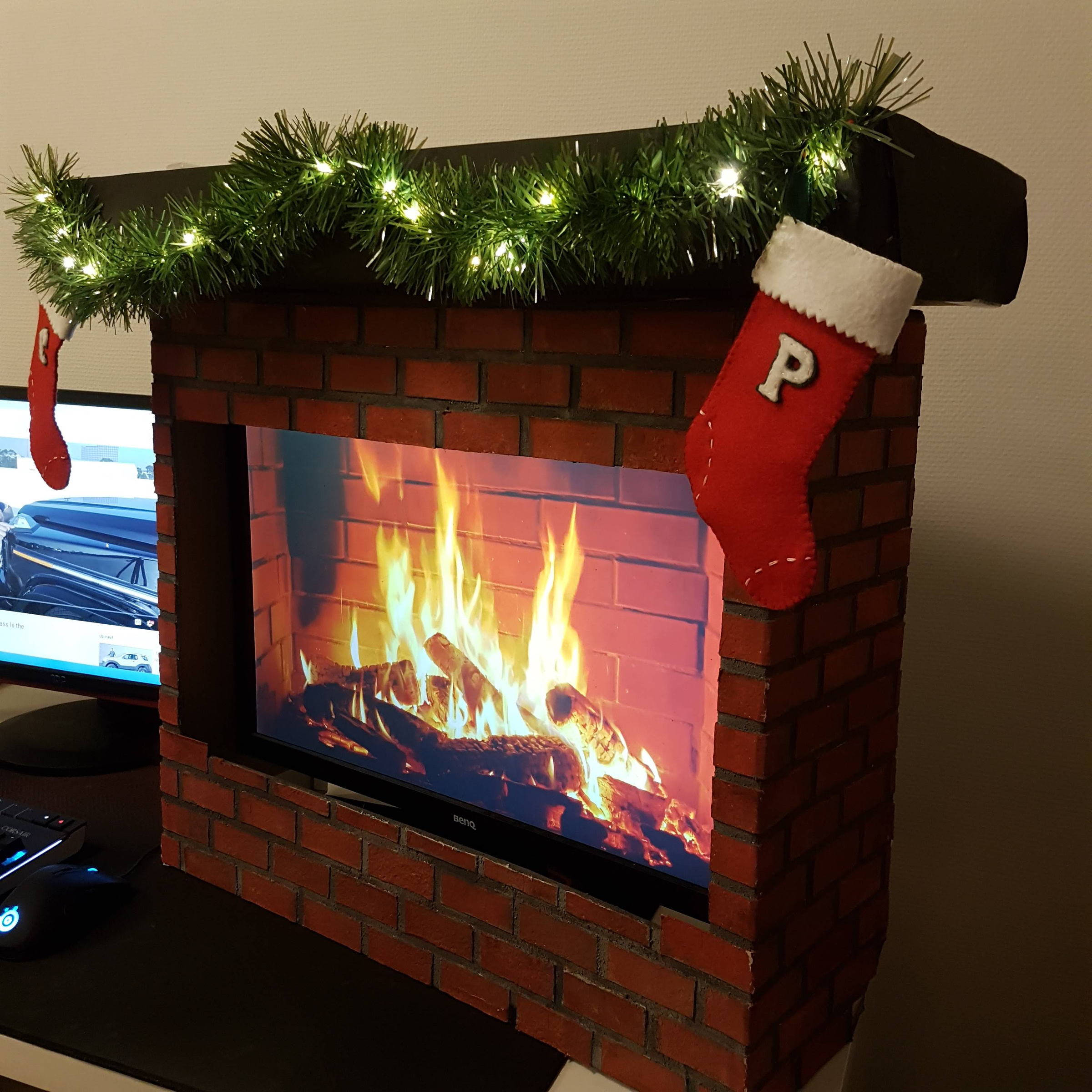 Computer Monitor Fireplace : 12 Steps (with Pictures) - Instructables