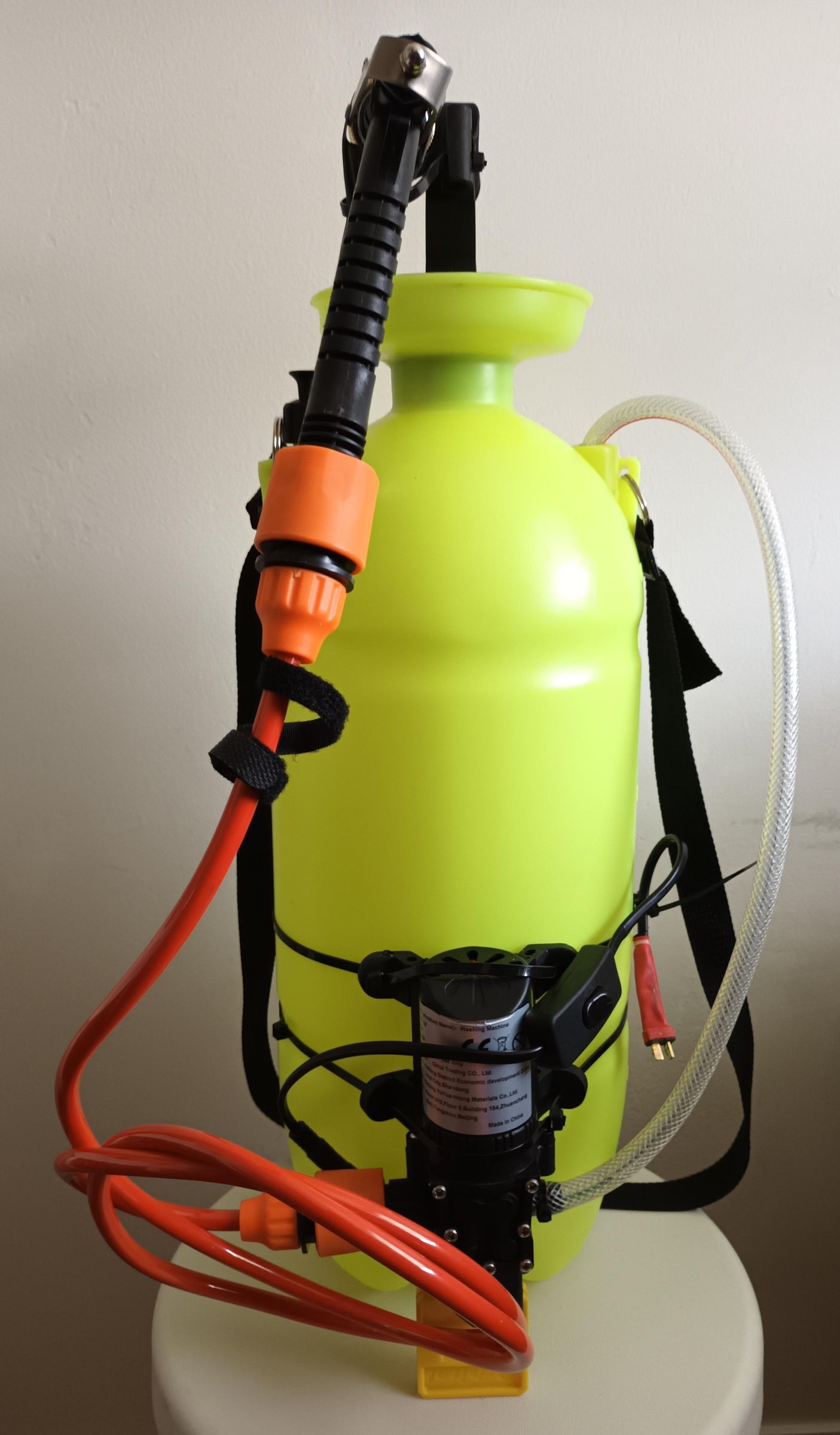 DIY Portable Mobile 12V High Pressure 8L Bike Bicycle Car Washer ...