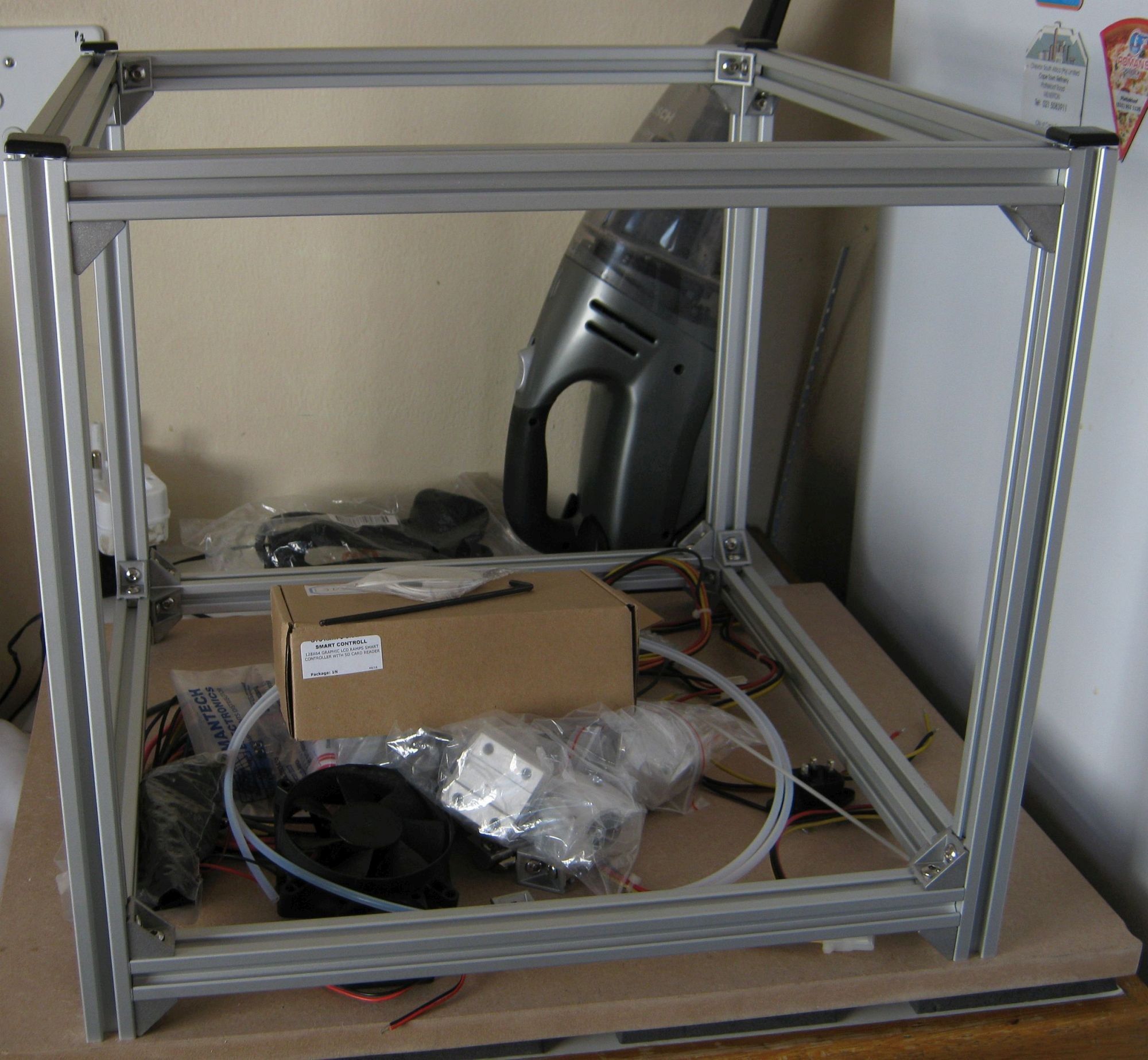 Total Metal Hypercube 3D Printer (no Printed Parts) : 13 Steps (with ...