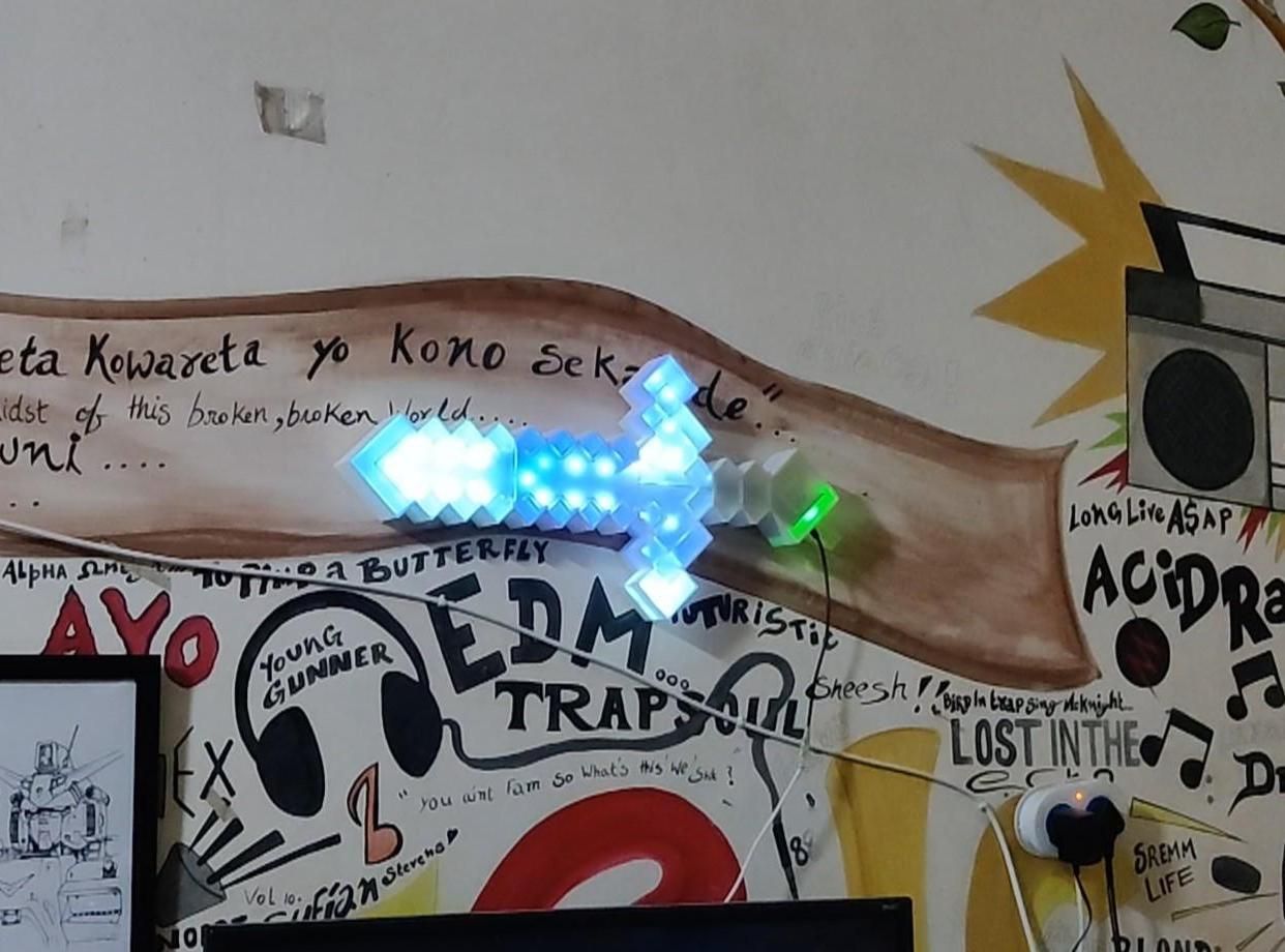 Wall Mounted Minecraft Sword : 11 Steps (with Pictures) - Instructables
