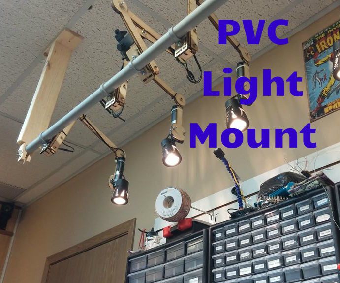 PVC Articulating Lights Mount : 7 Steps (with Pictures) - Instructables