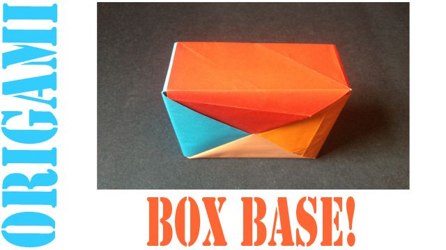 How to Make an Origami Basic Box Base (Ver. 1) - TCGames [HD ...