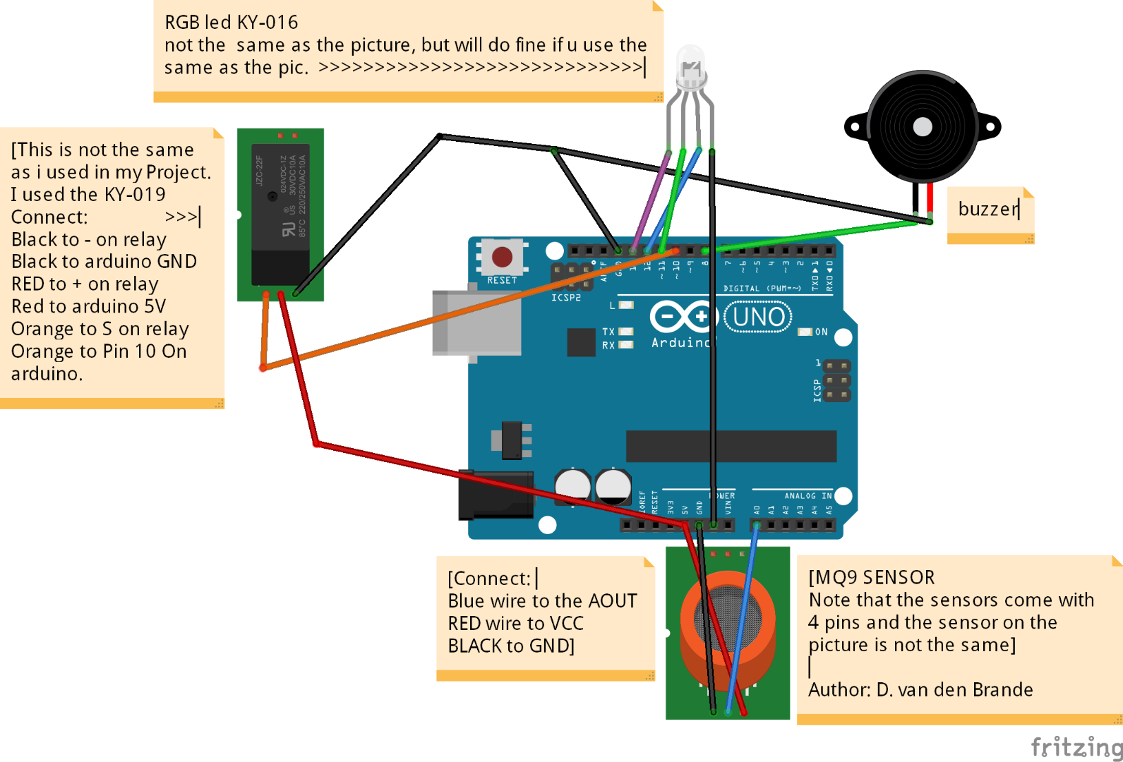 Arduino Carbon Monoxide Detector Alarm With Relay. - Instructables