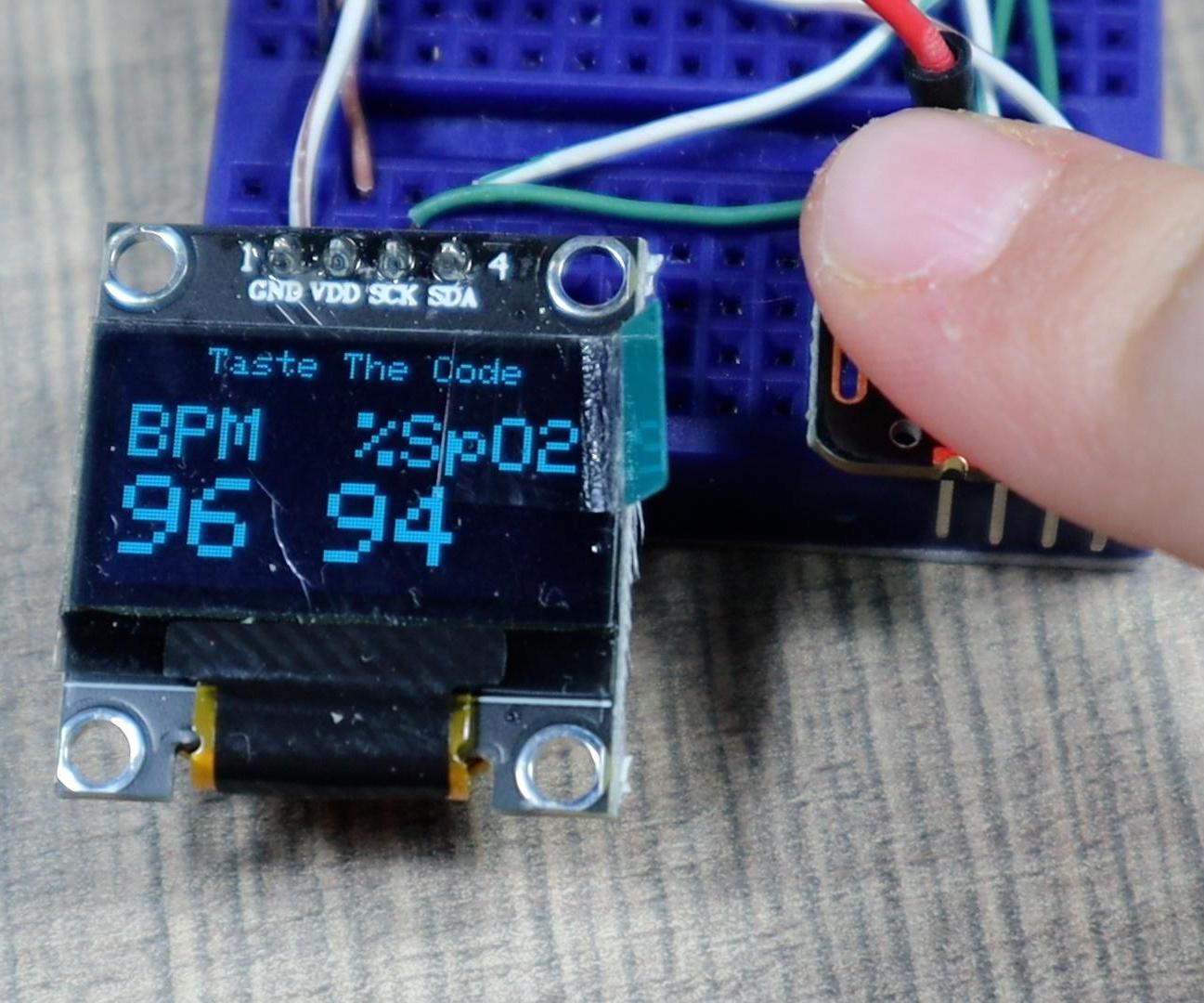 Pulse Oximeter With MAX30105, NodeMCU and an SSD1306 OLED Screen : 5 Steps (with Pictures ...