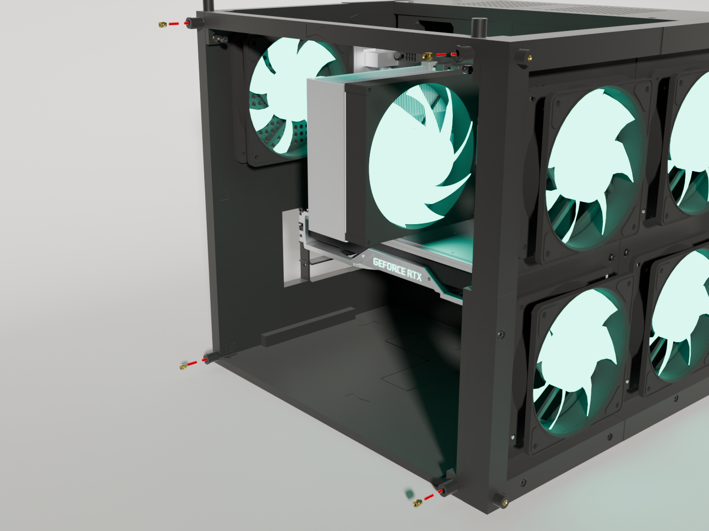 LilCubey - a 3d Printable MATX Acrylic Cube Pc Case : 27 Steps ...