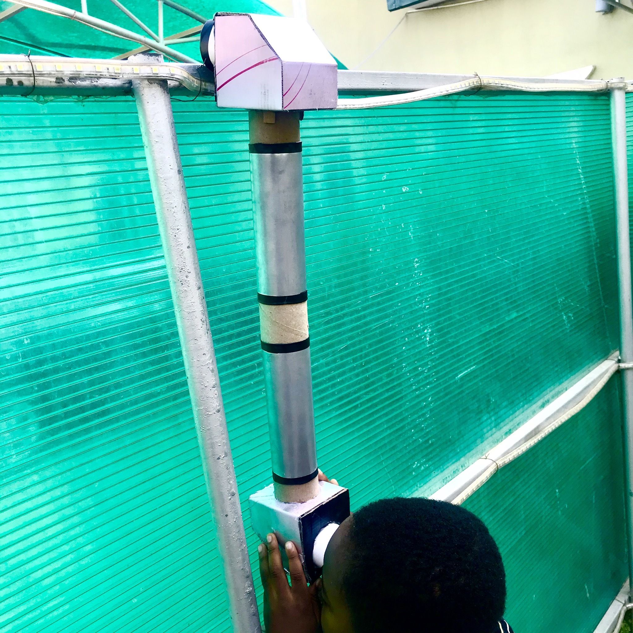 Cardboard Modular Periscope With Adjustable Height : 5 Steps ...