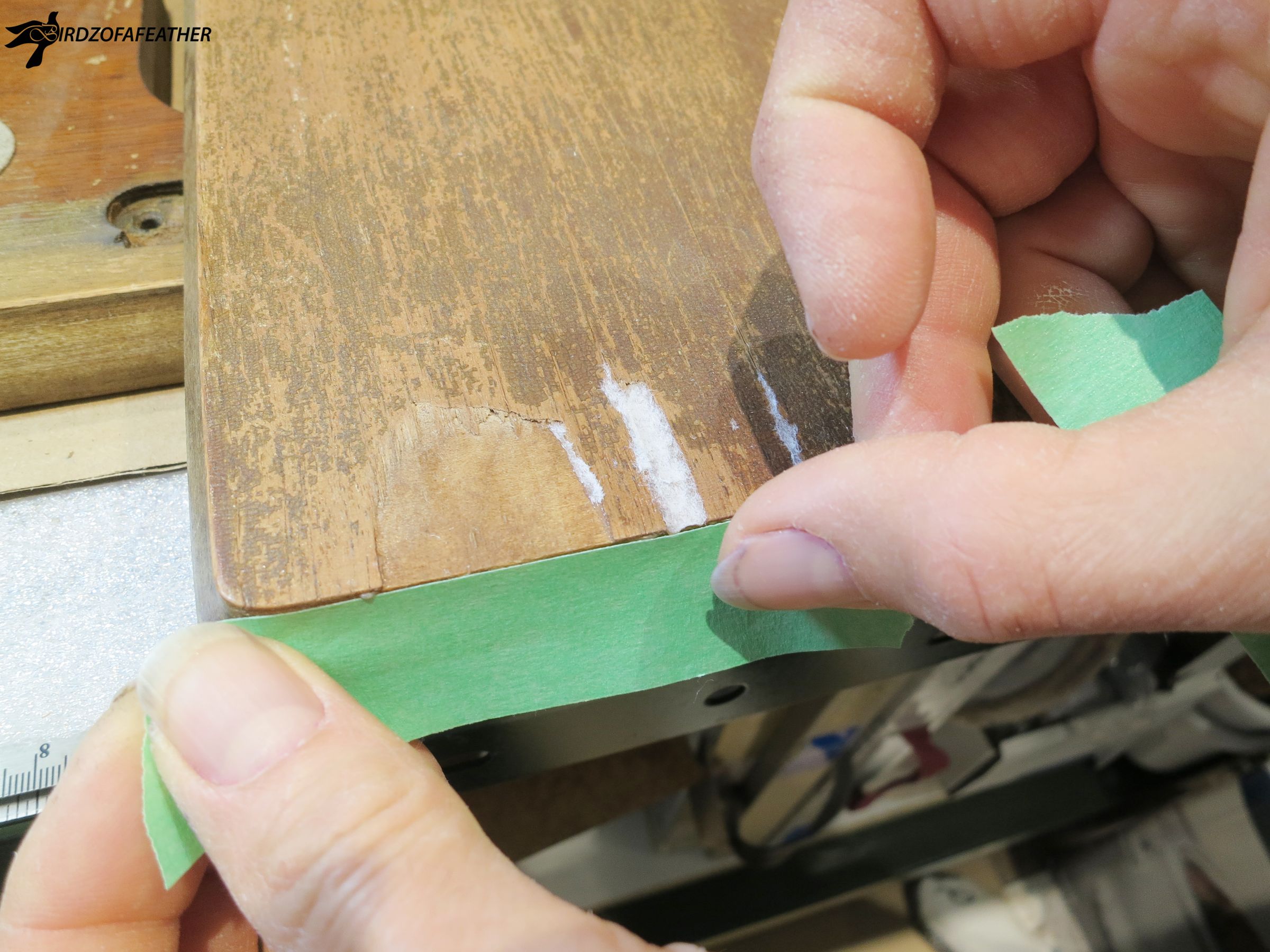 Veneer Repair: Vintage Sewing Table : 25 Steps (with Pictures ...