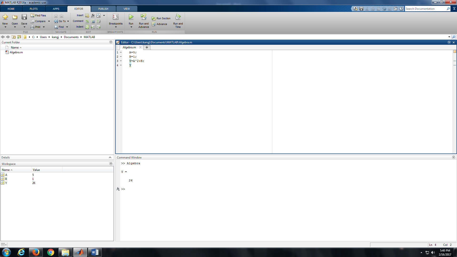 How to Code and Publish Matlab 2016b to Word (Beginners Guide) : 4 ...