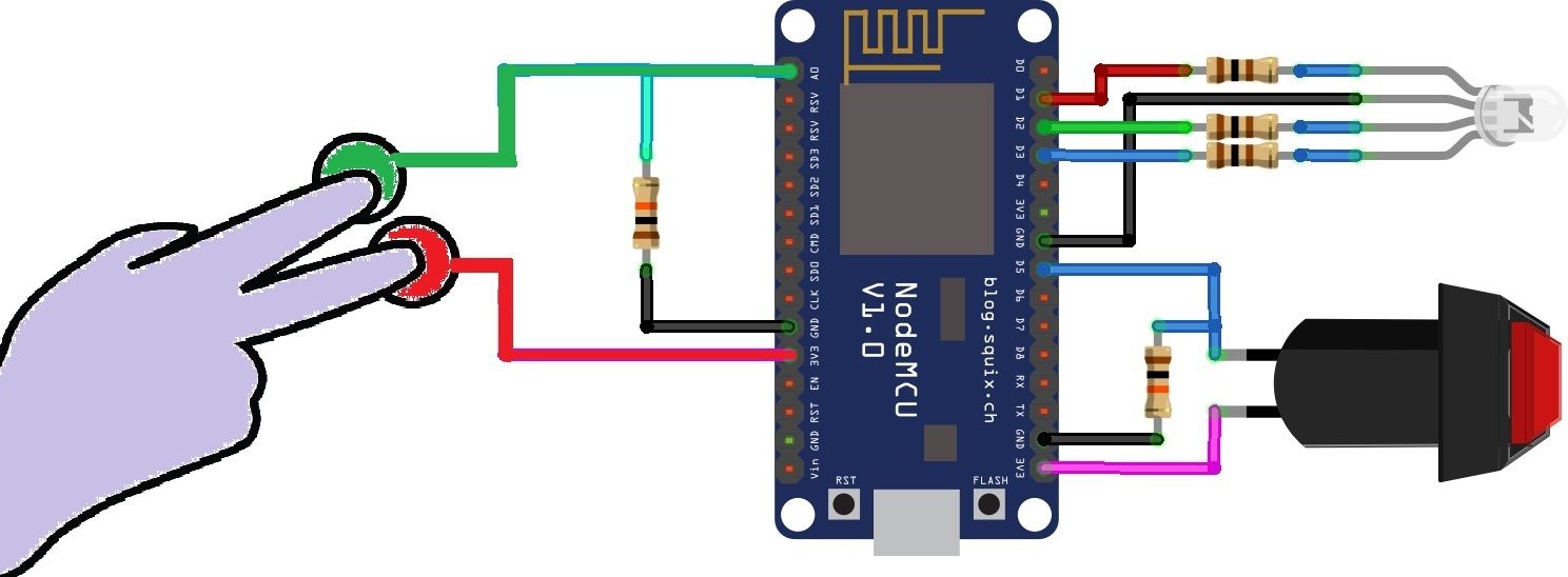 Wireless Illuminated Resistive Touch Button : 5 Steps - Instructables