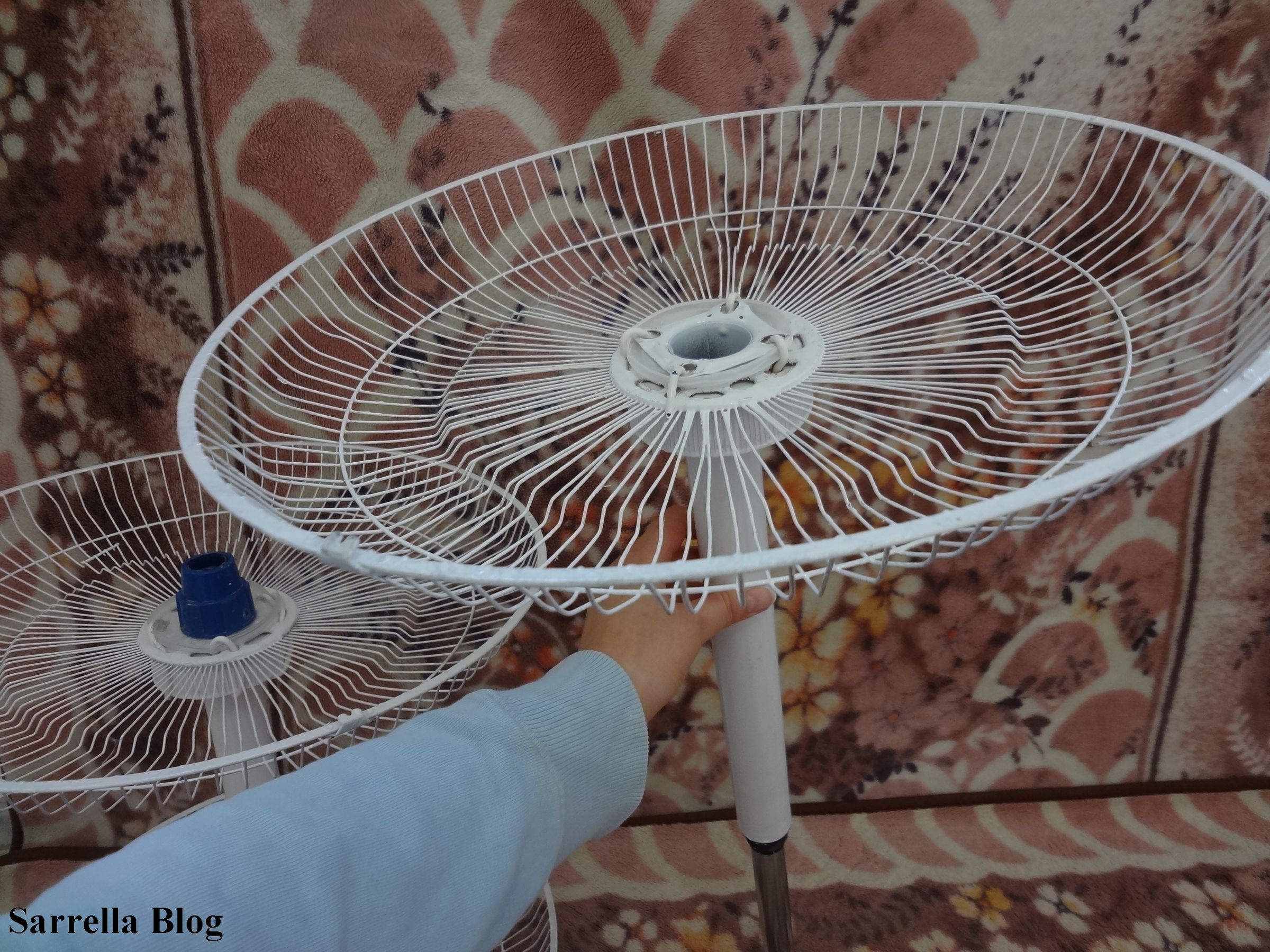 Shoes Storage Stand Out of Old Fans : 30 Steps (with Pictures ...