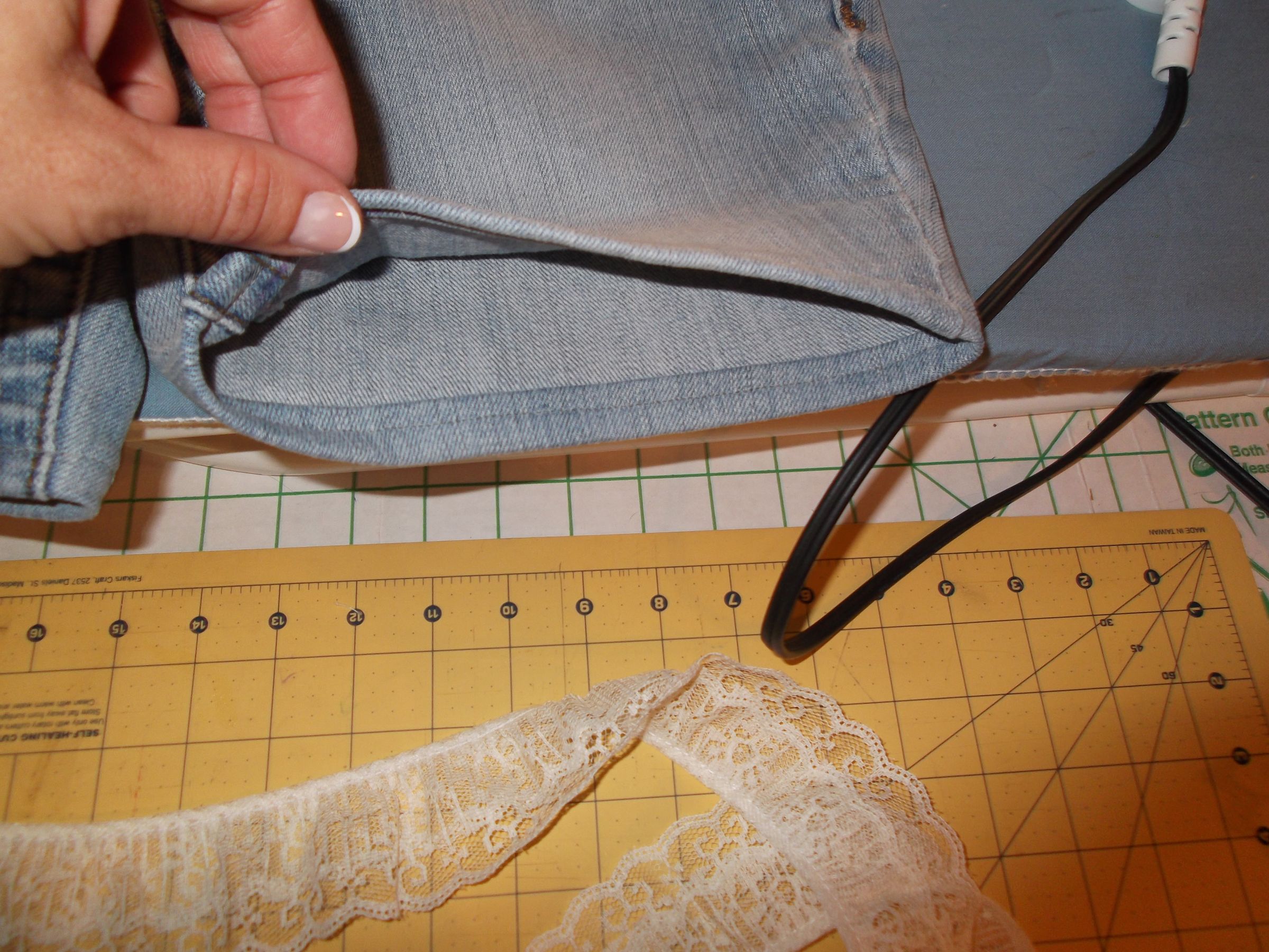 Lace Trim Shorts - Simple Sewing Project : 3 Steps (with Pictures ...