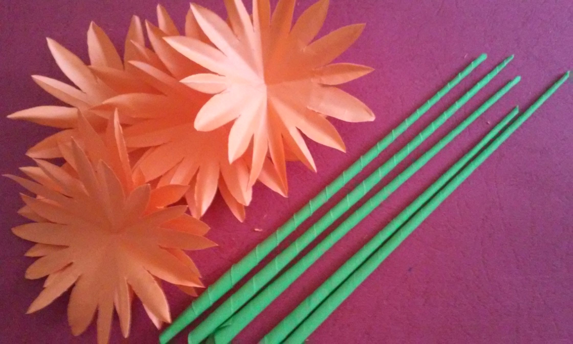 Easy Paper Flowers : 3 Steps - Instructables