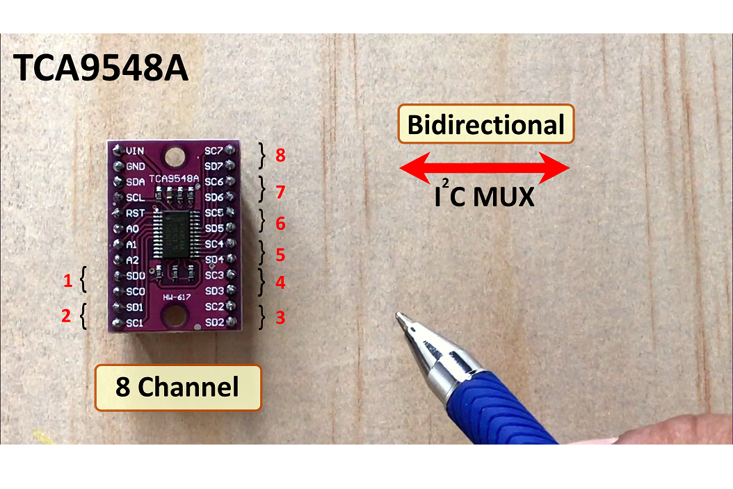 TCA9548A I2C Multiplexer Module - With Arduino and NodeMCU : 11 Steps ...