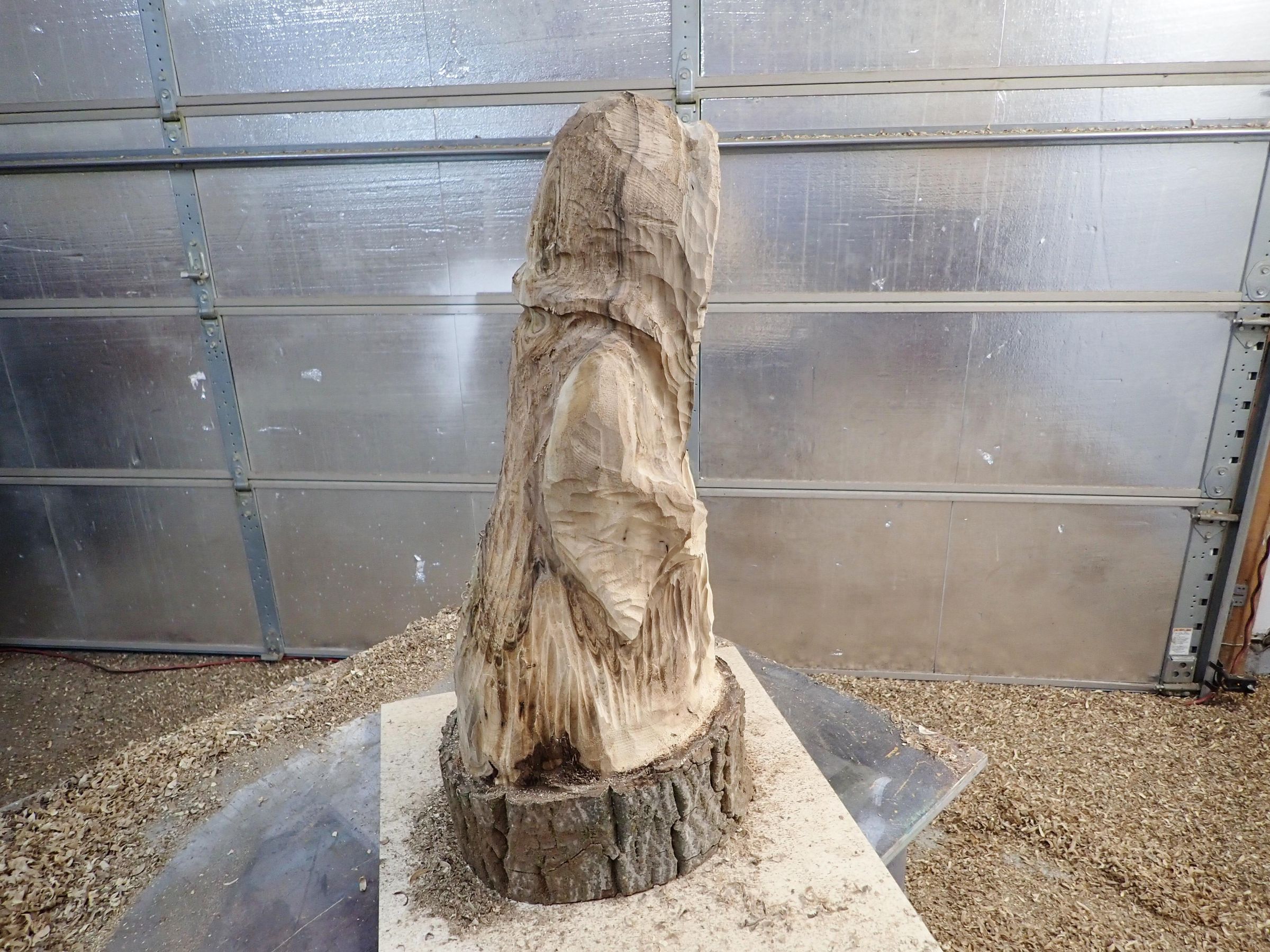 Grim Reaper Carved From a Walnut Log : 17 Steps (with Pictures ...