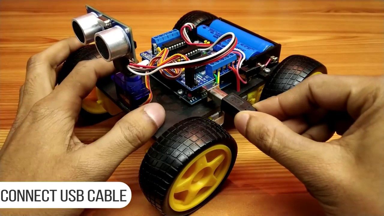 Arduino Obstacle Avoiding Motor Powered Car : 7 Steps - Instructables