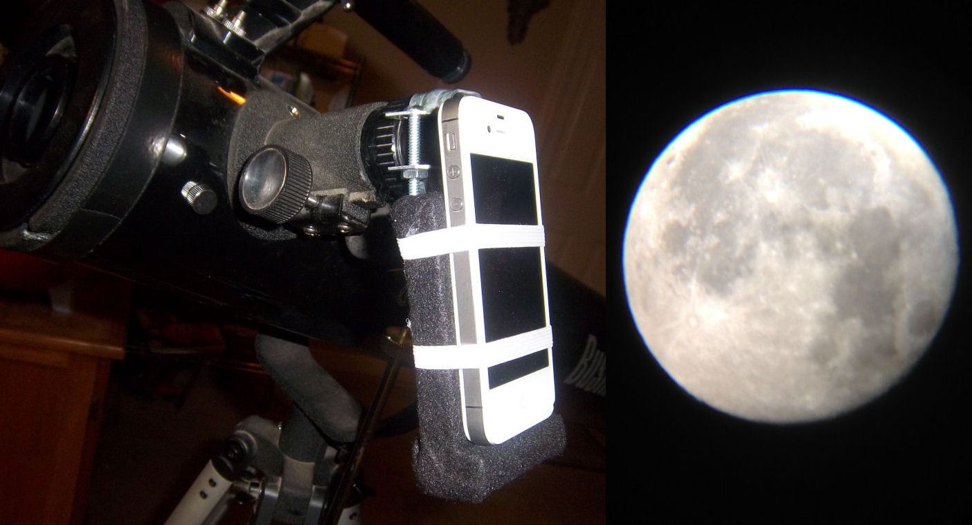 IPhone Mount for Telescopes : 5 Steps (with Pictures) - Instructables