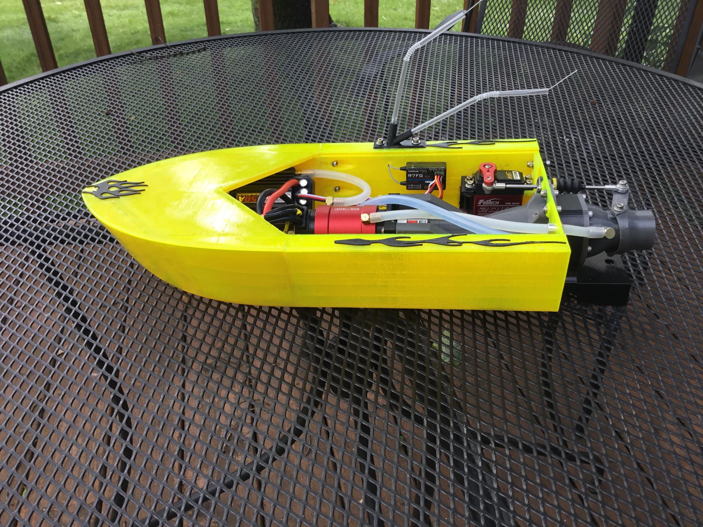 RC Water Jet Boat 3D Printed : 6 Steps - Instructables