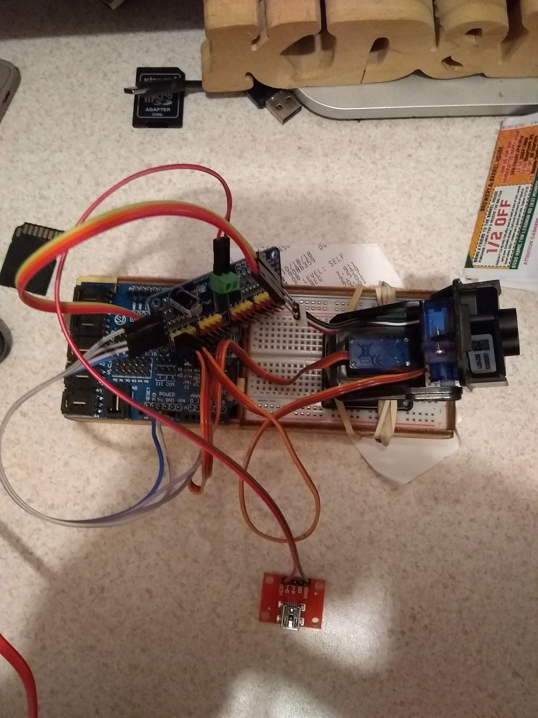 TFMini Lidar Display - Like Radar Only With Light! :-) : 3 Steps ...